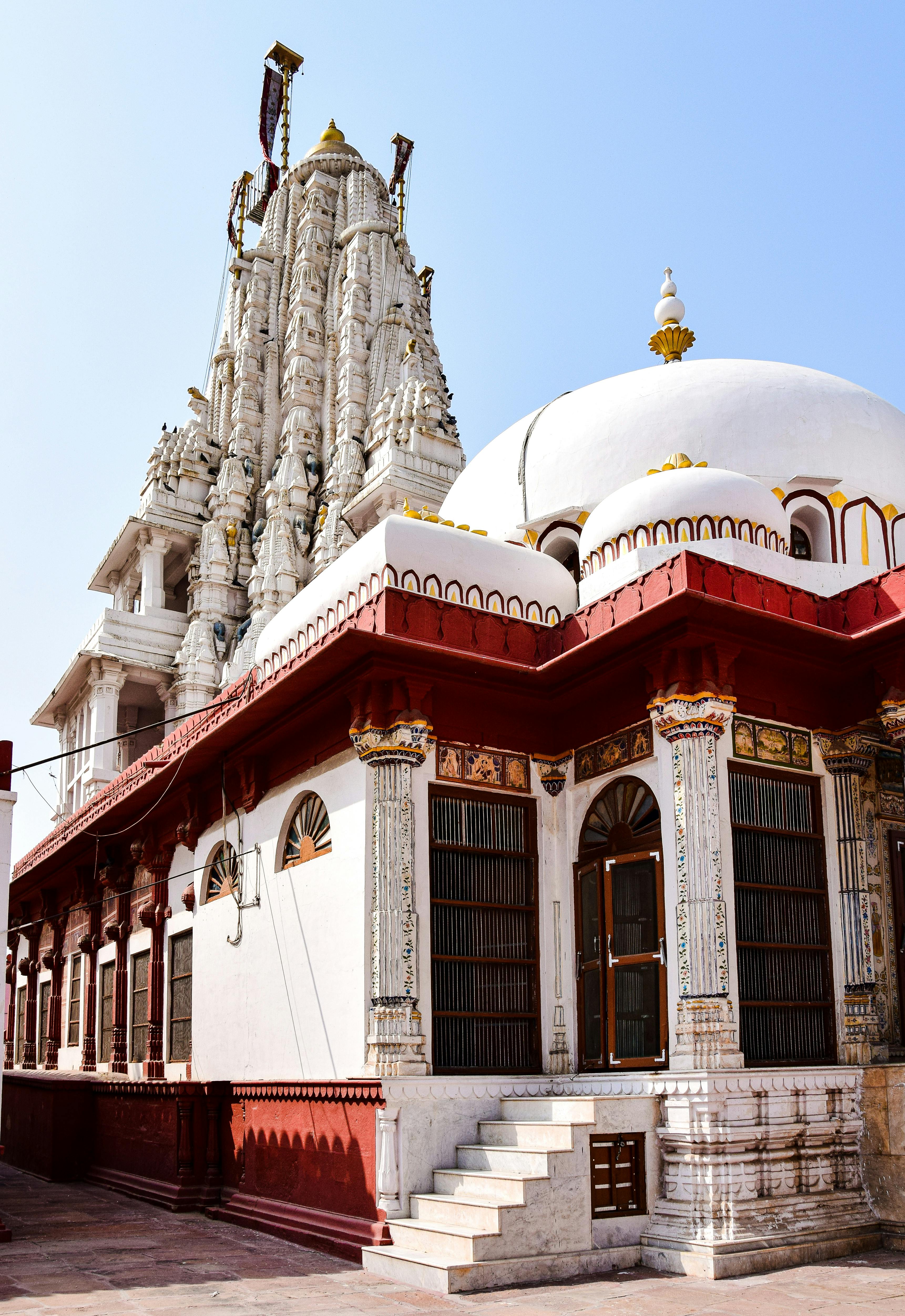 Set Bhandashah Shwetambar Jain Temple in Bikaner in India · Free Stock ...