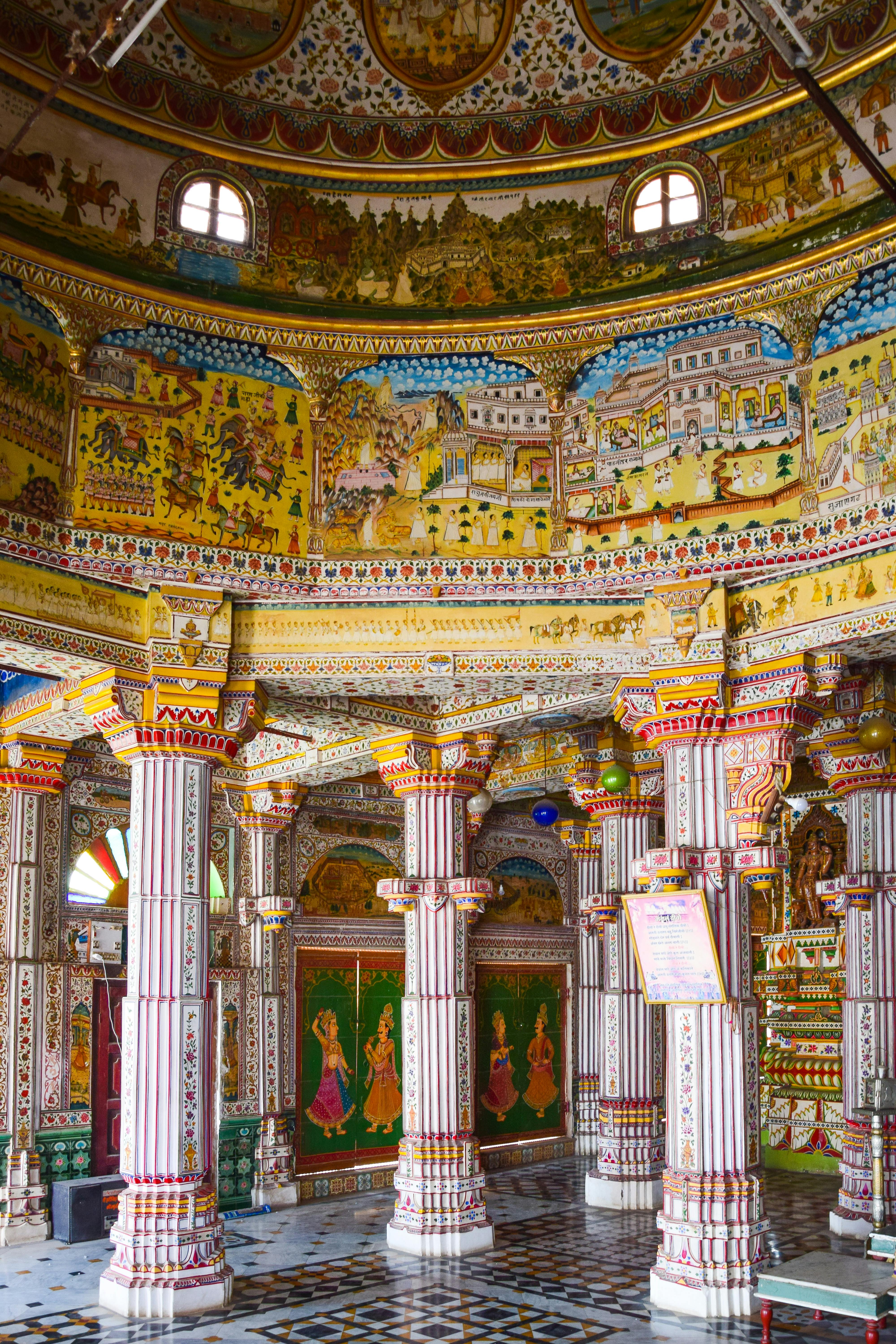 Columns in a Temple in India · Free Stock Photo