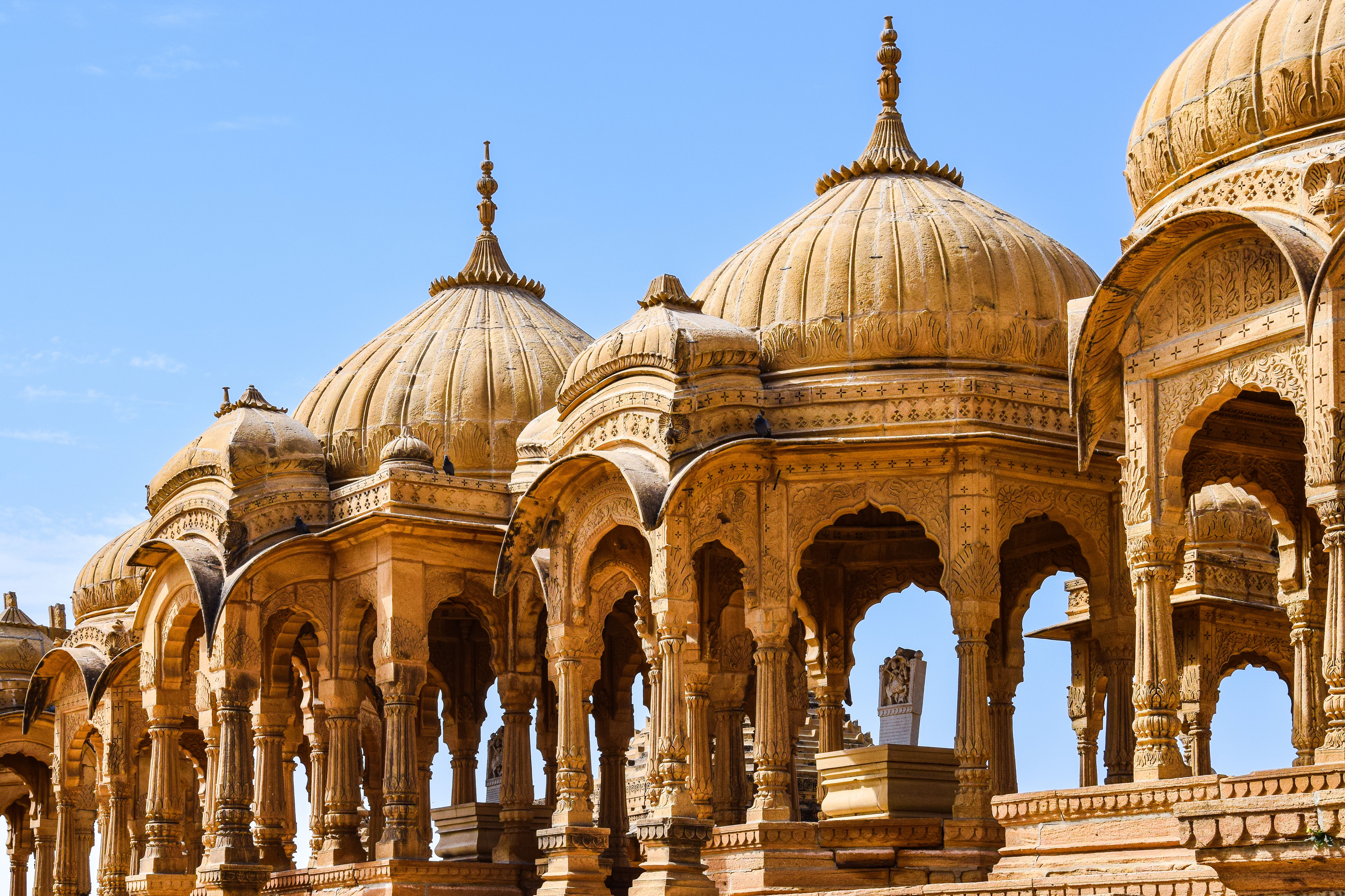 Ornamented Buildings with Domes in India · Free Stock Photo