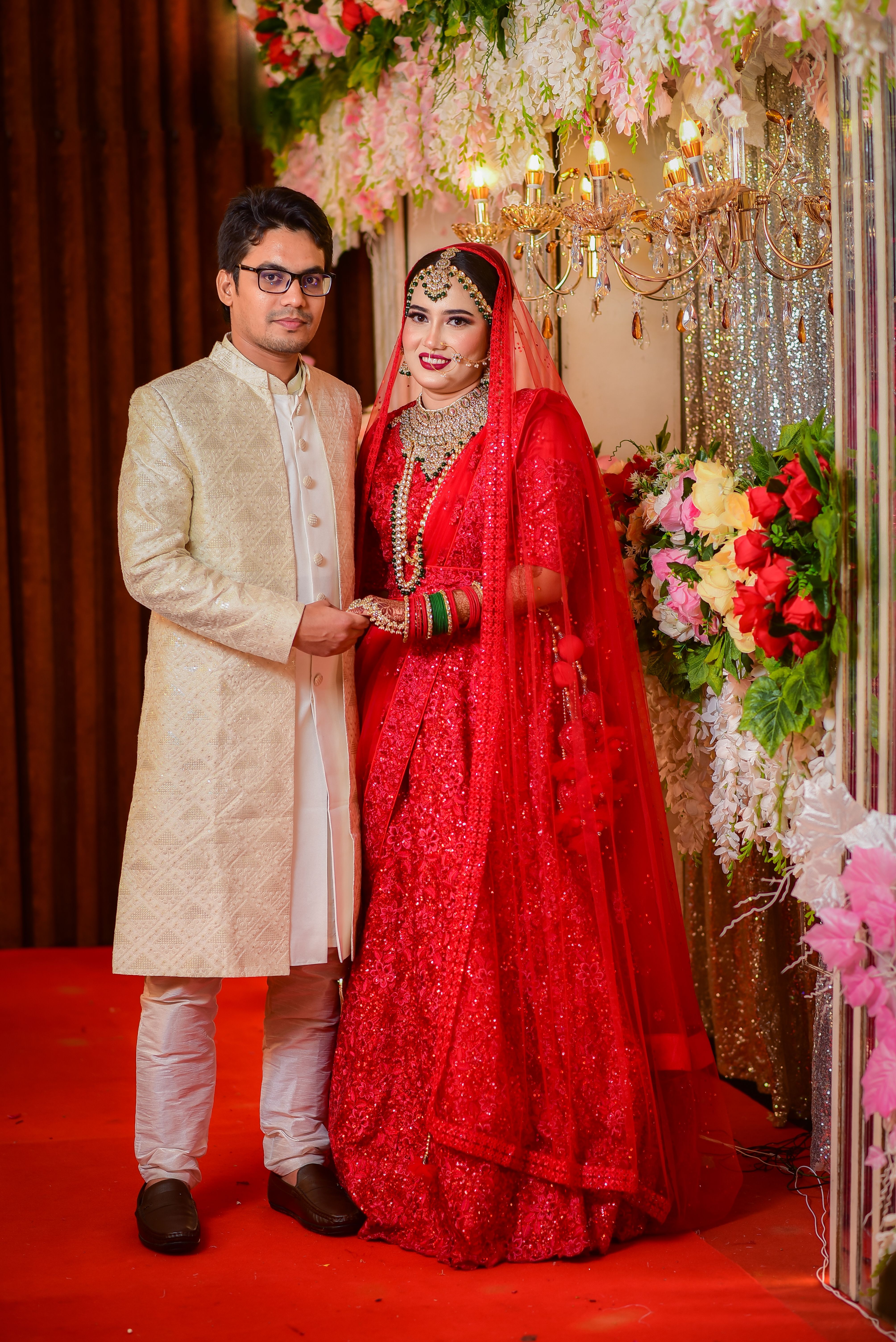 Bride and Groom Wearing Traditional Clothing · Free Stock Photo