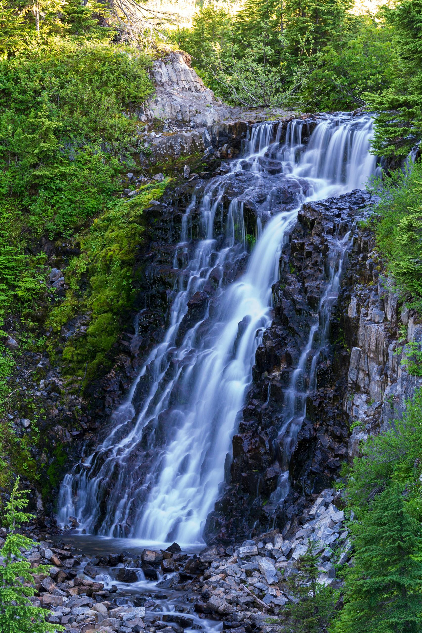 Time-lapse Photography of Flowing Waterfall · Free Stock Photo