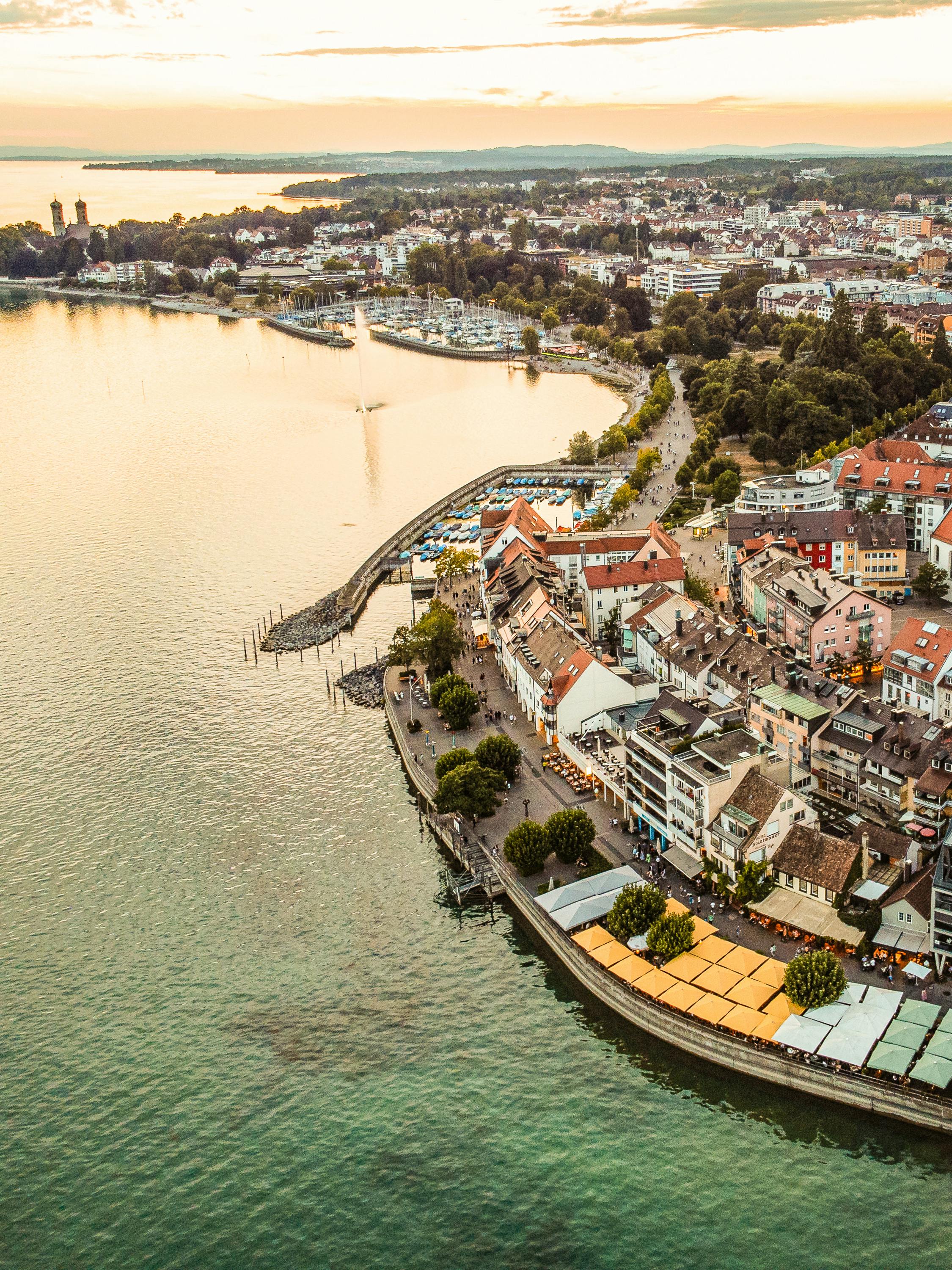 Friedrichshafen over Constance Lake · Free Stock Photo