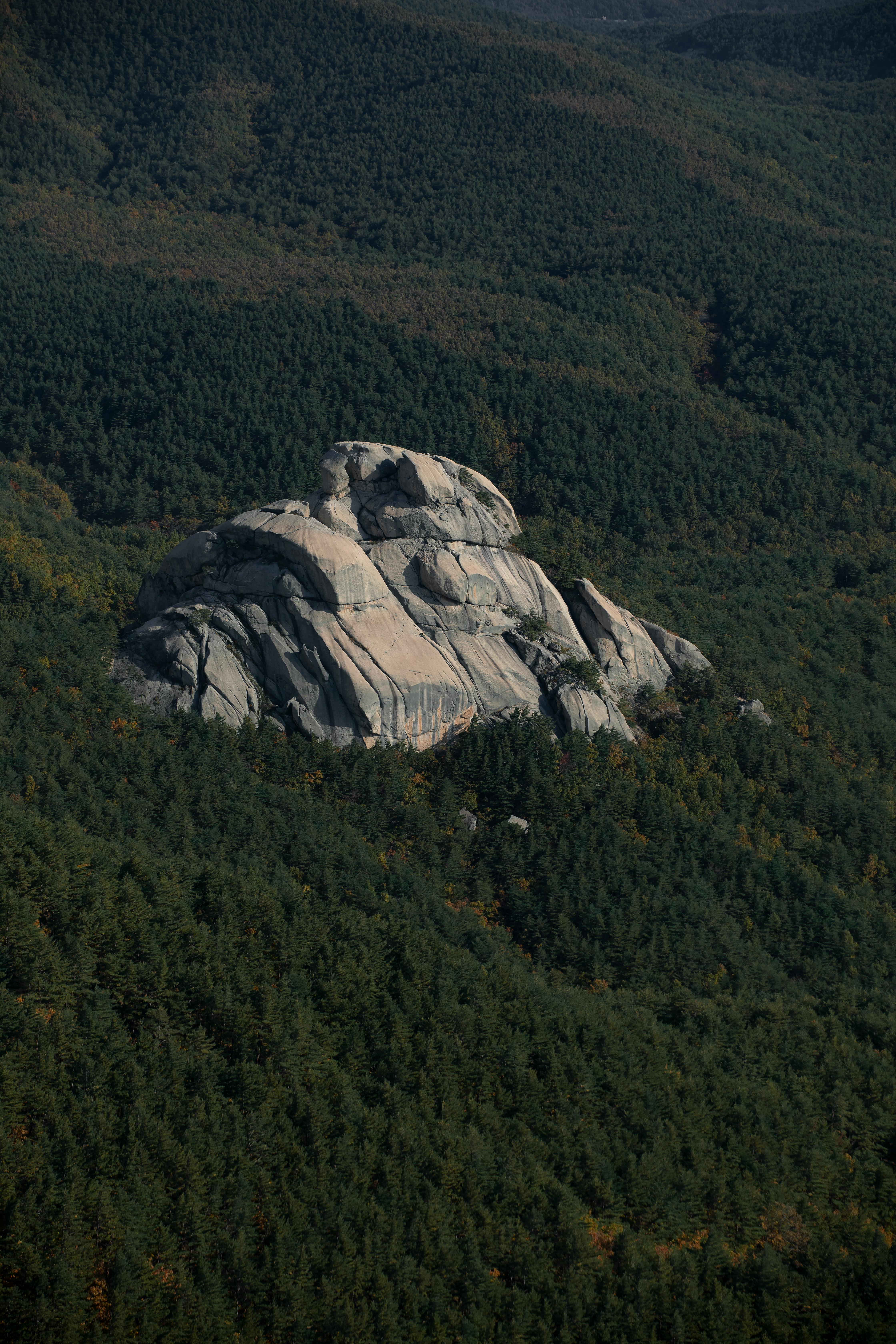 Eroded Rock Formation on Slope · Free Stock Photo