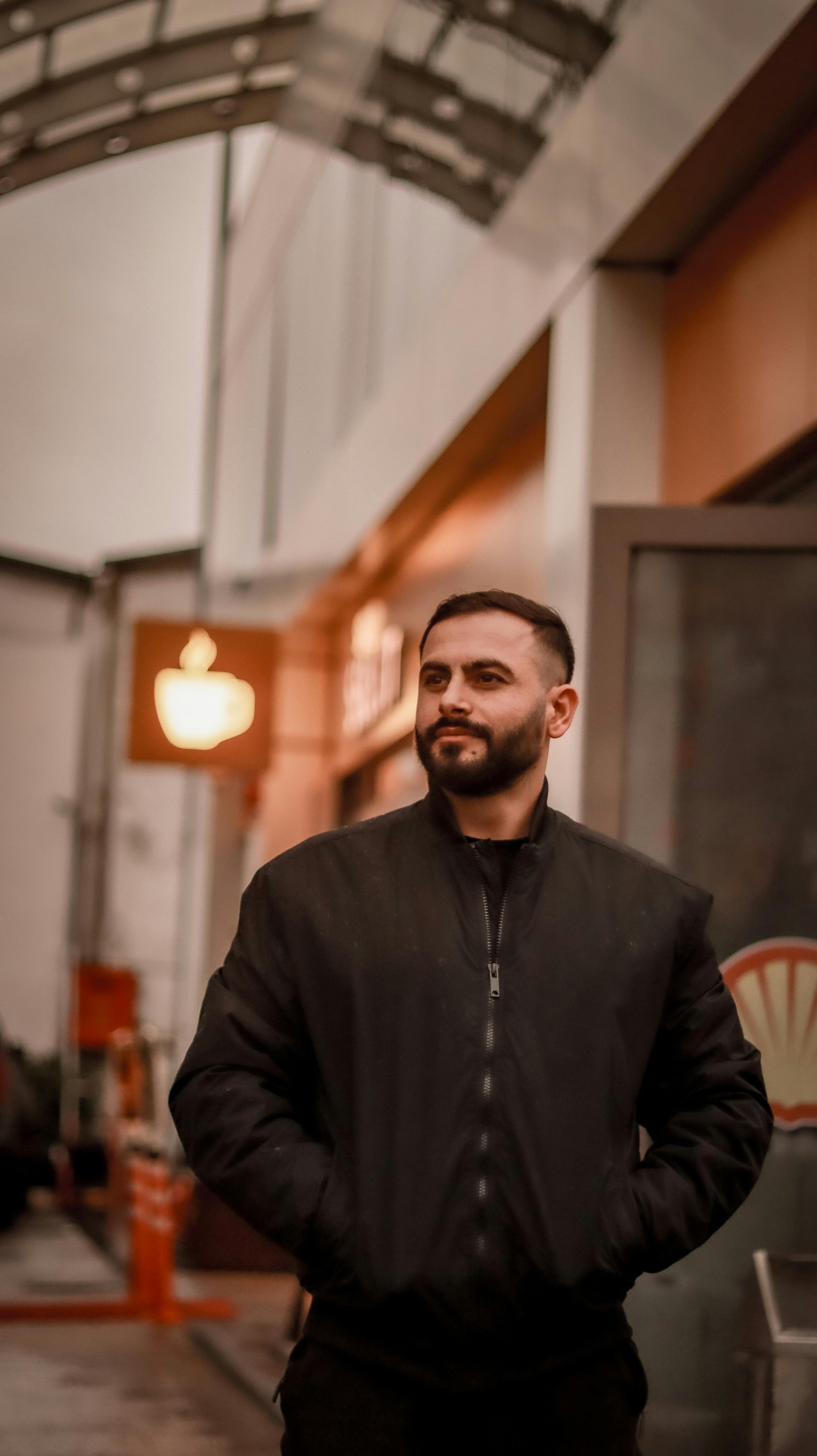 Man Wearing Beard on a Street · Free Stock Photo