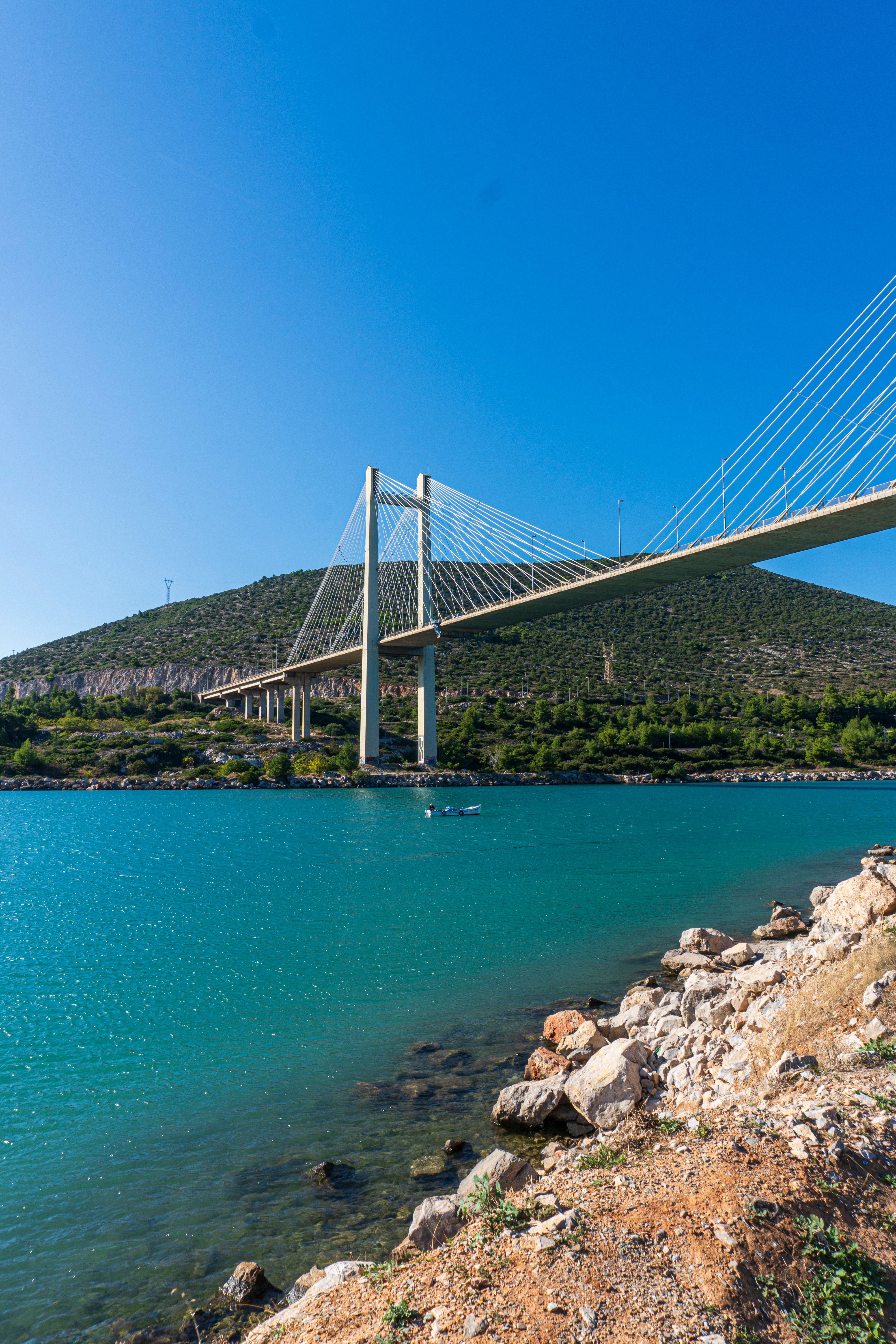 Suspension Bridge in Greece · Free Stock Photo
