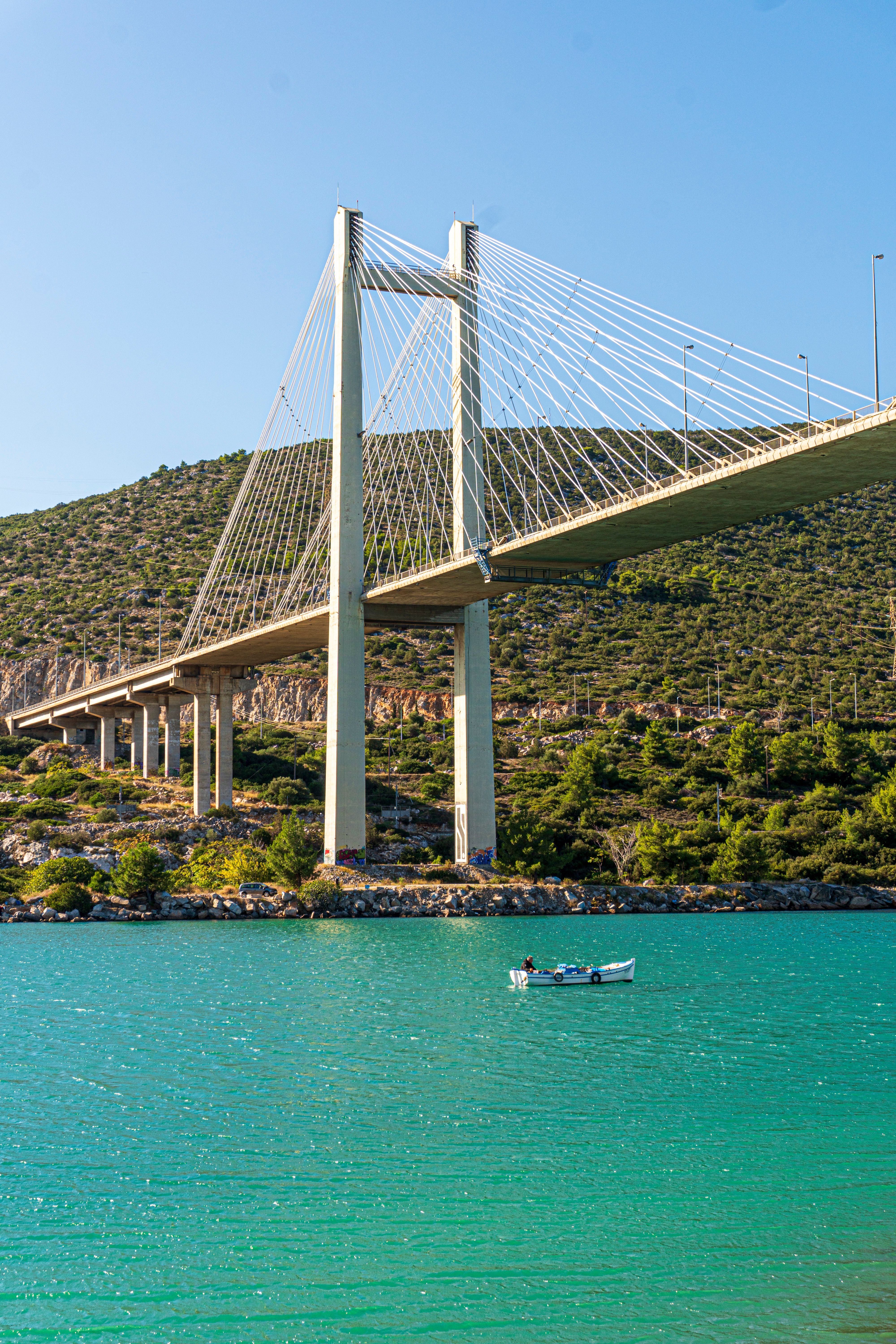 Suspension Bridge in Greece · Free Stock Photo