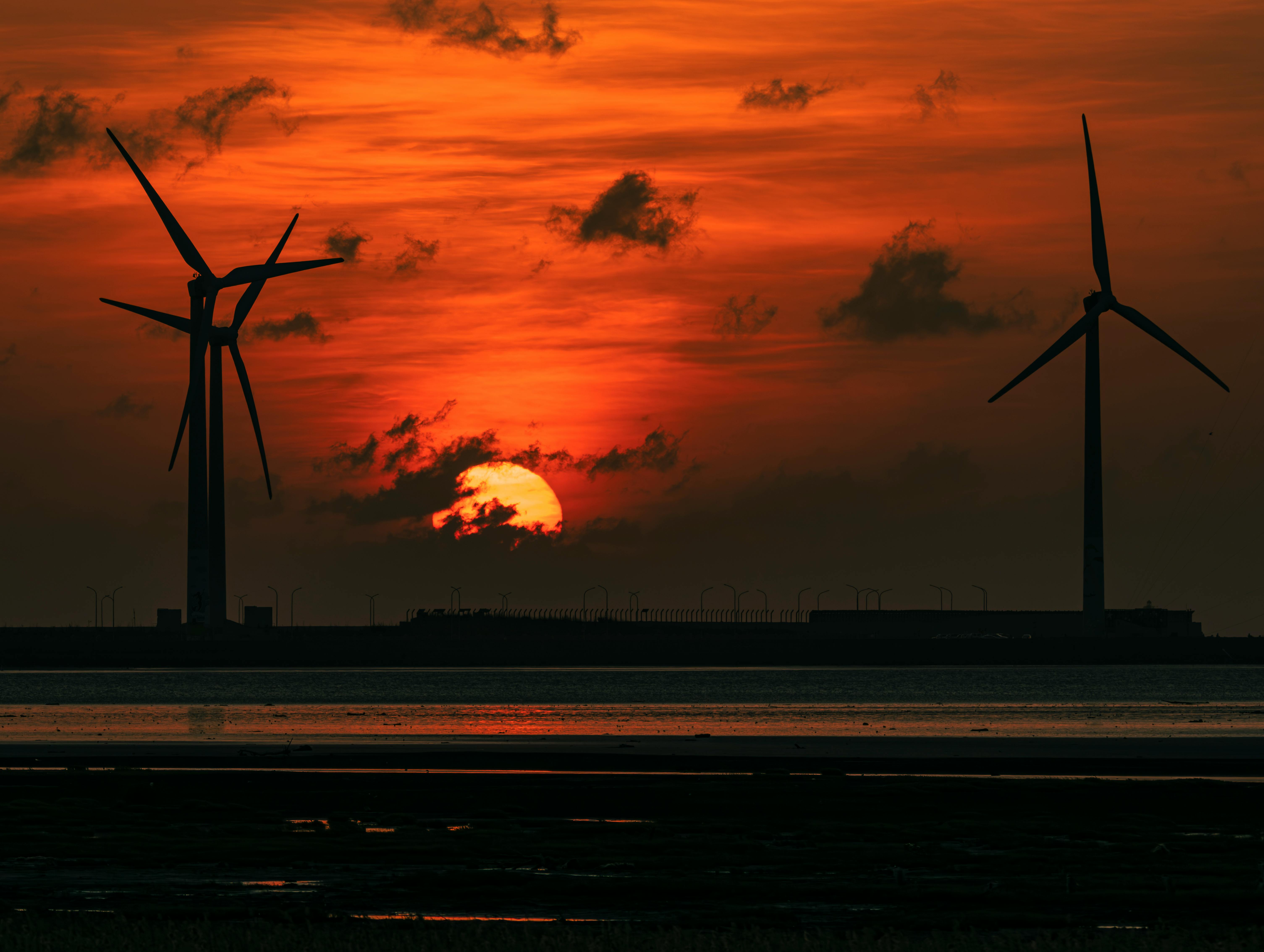 Windmill And Sunset Wallpaper Windmill Photos, Download The BEST Free