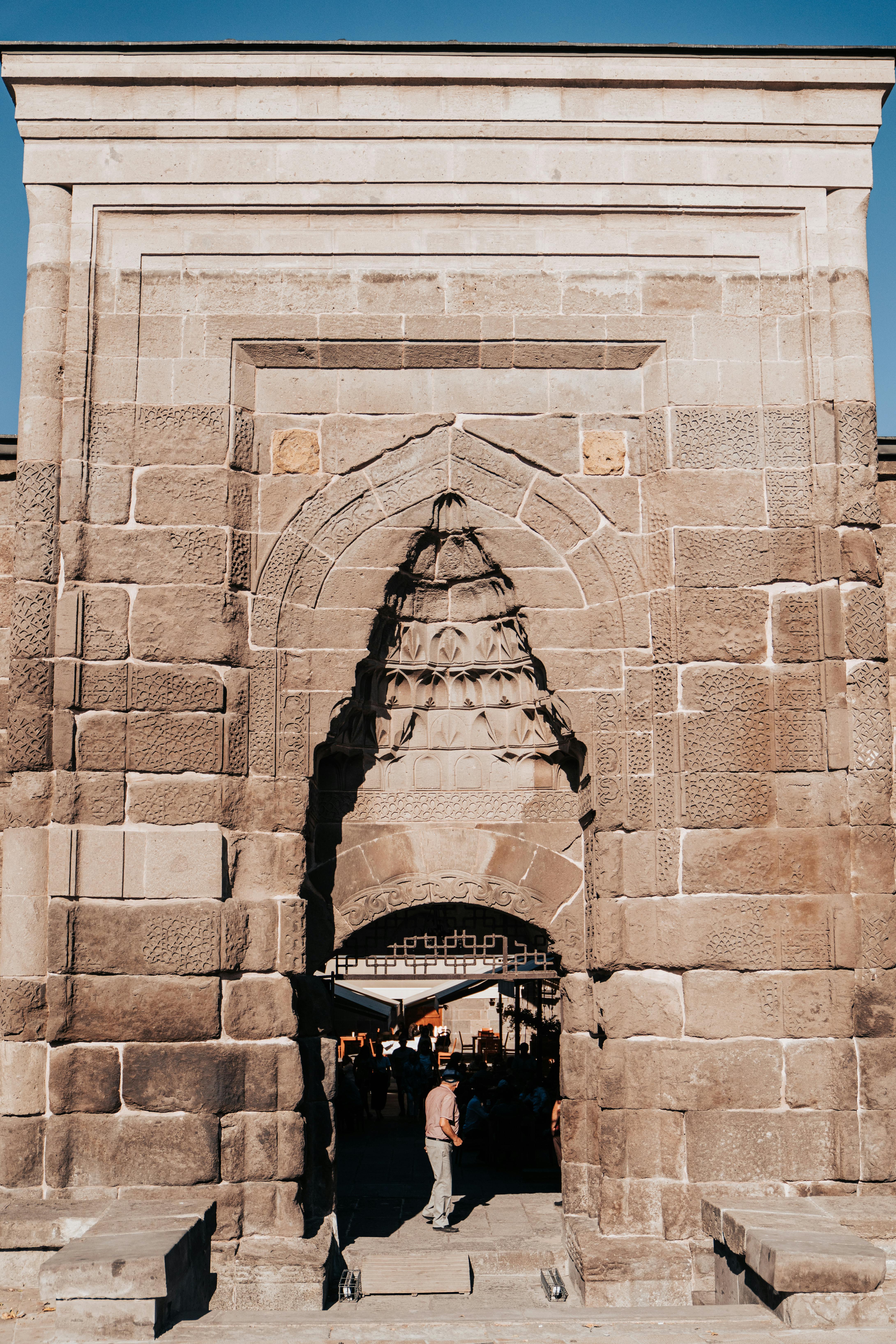 Entrance of Hunat Hatun Complex in Kayseri · Free Stock Photo