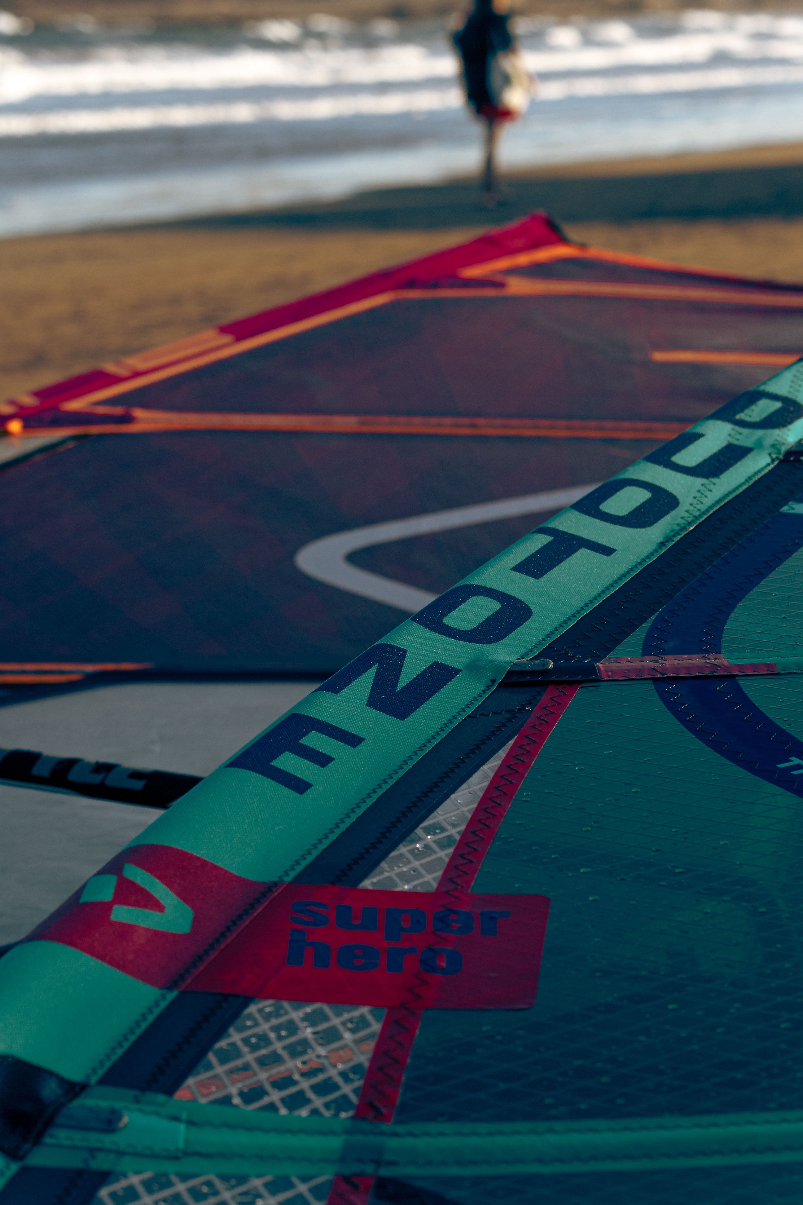 Close-up of a Windsurf Sail · Free Stock Photo