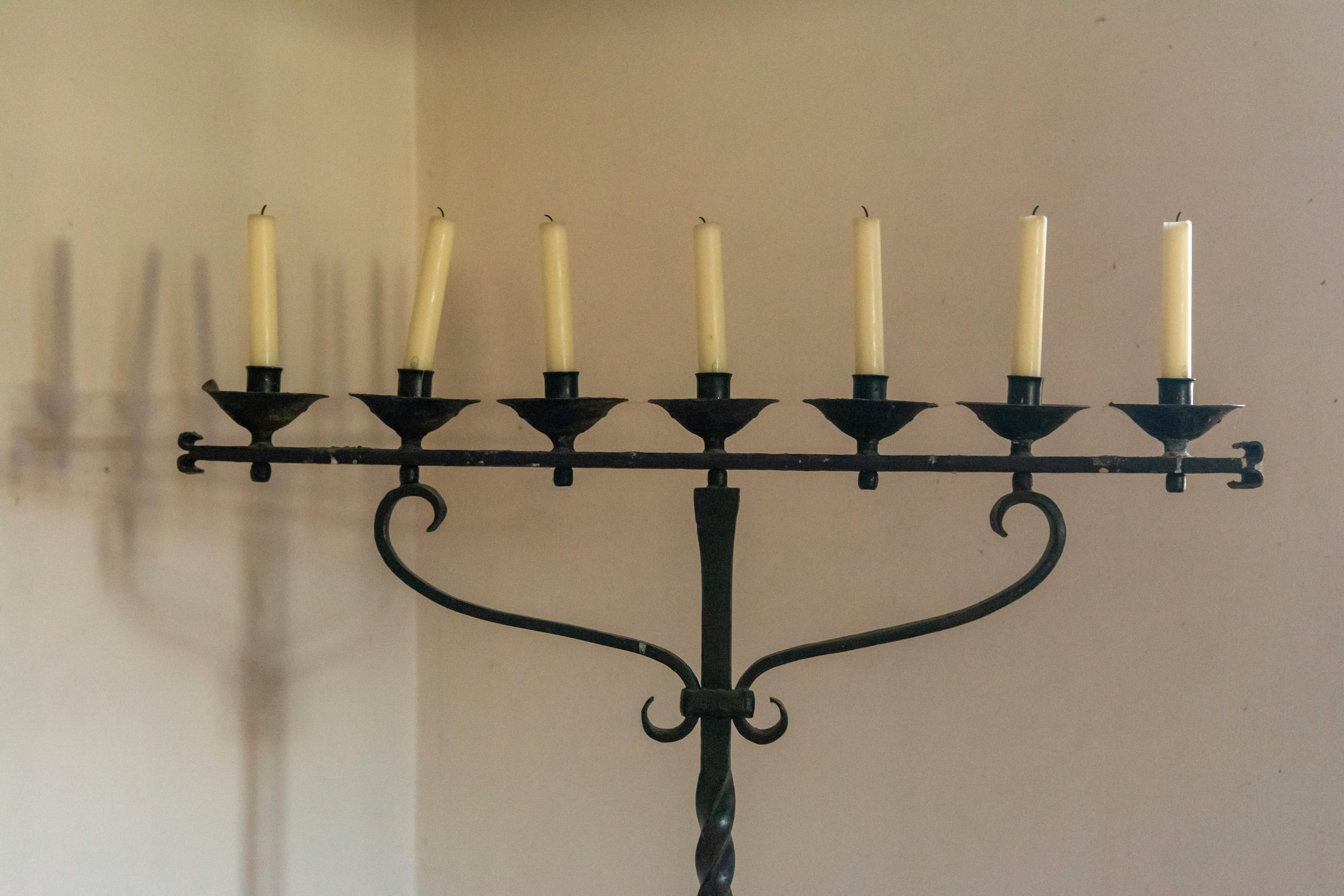 Lighted Candle in Close Up Shot · Free Stock Photo