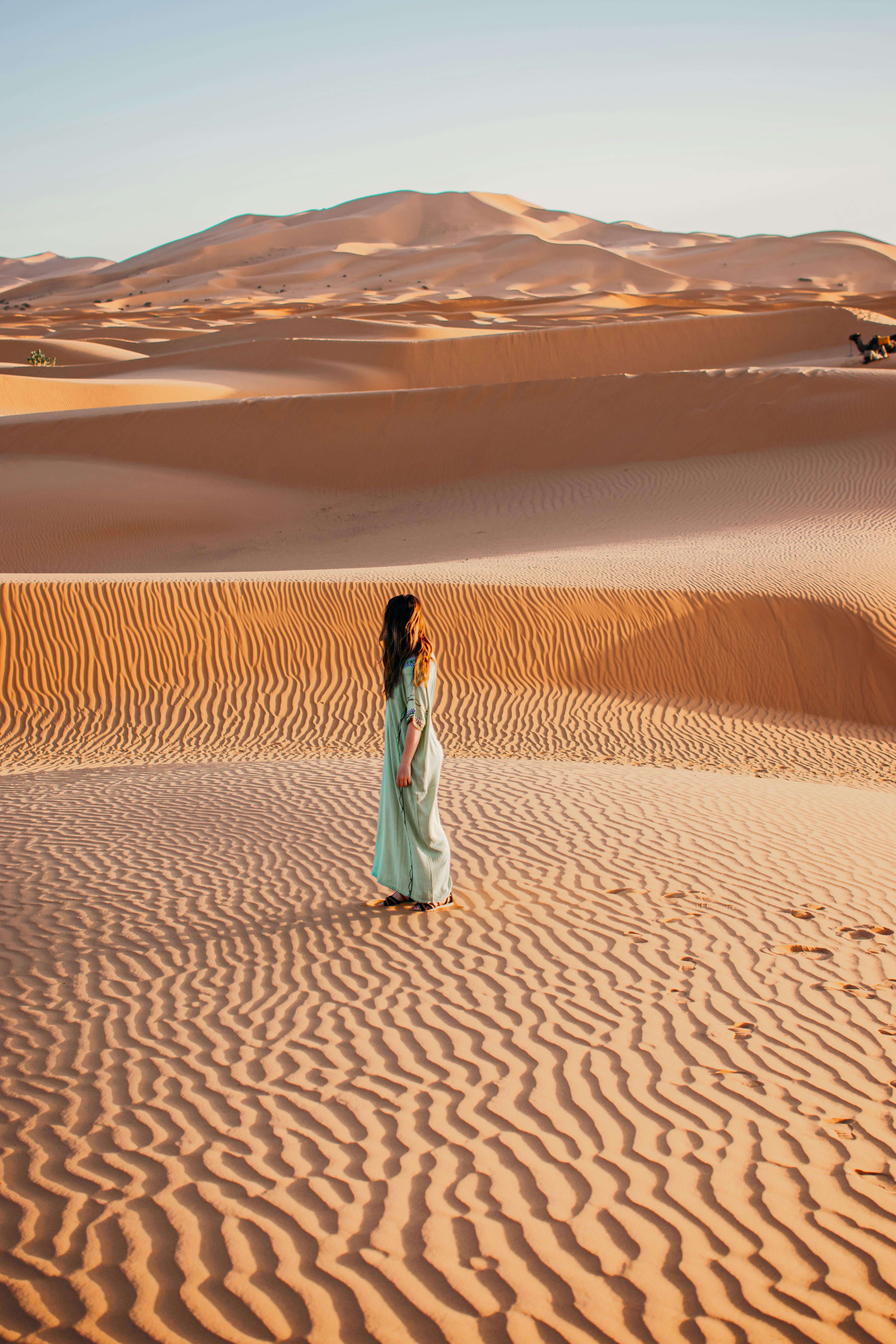 Person Walking on Desert · Free Stock Photo