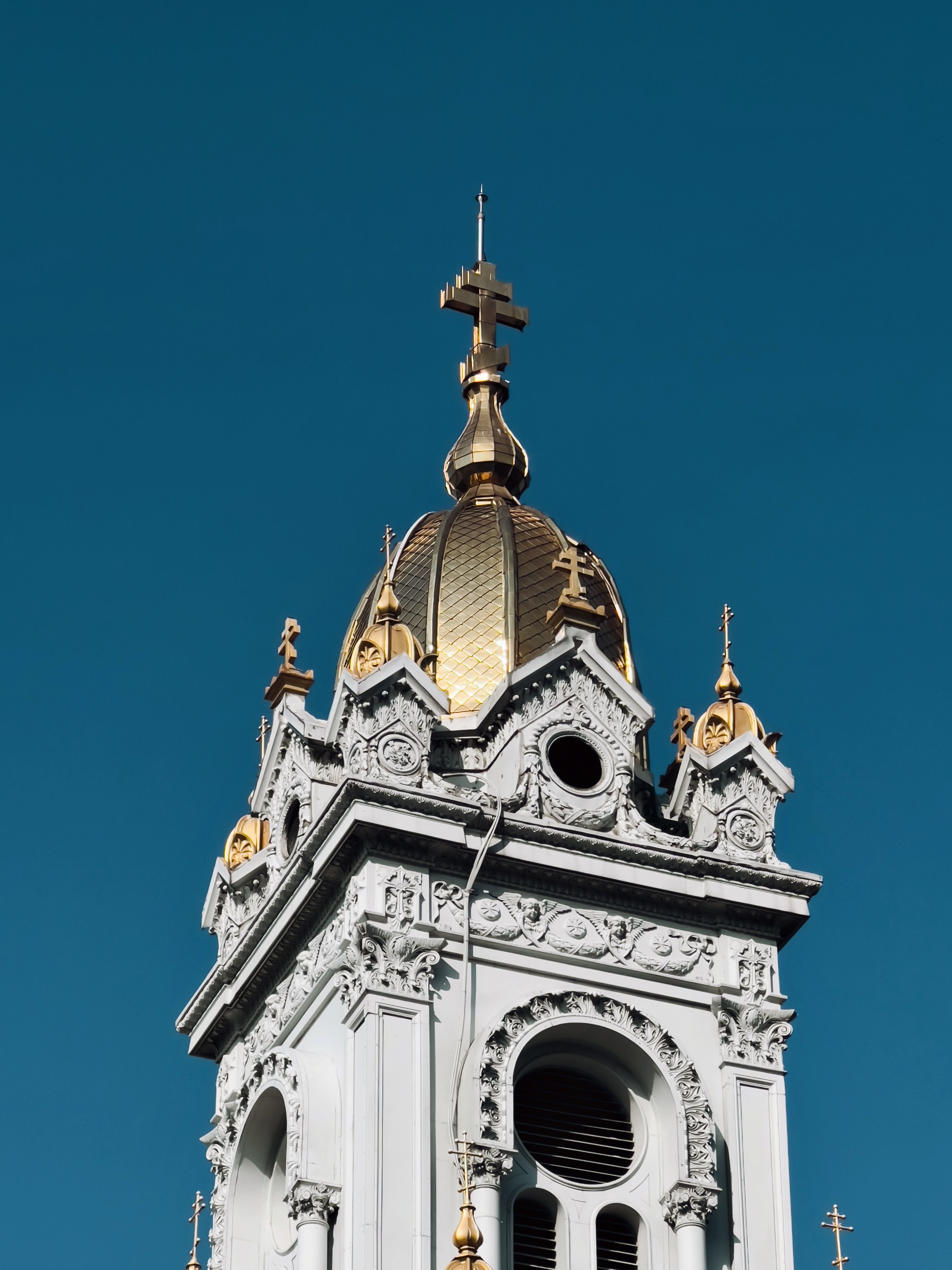 Traditional Orthodox Church Among Buildings in Istanbul · Free Stock Photo