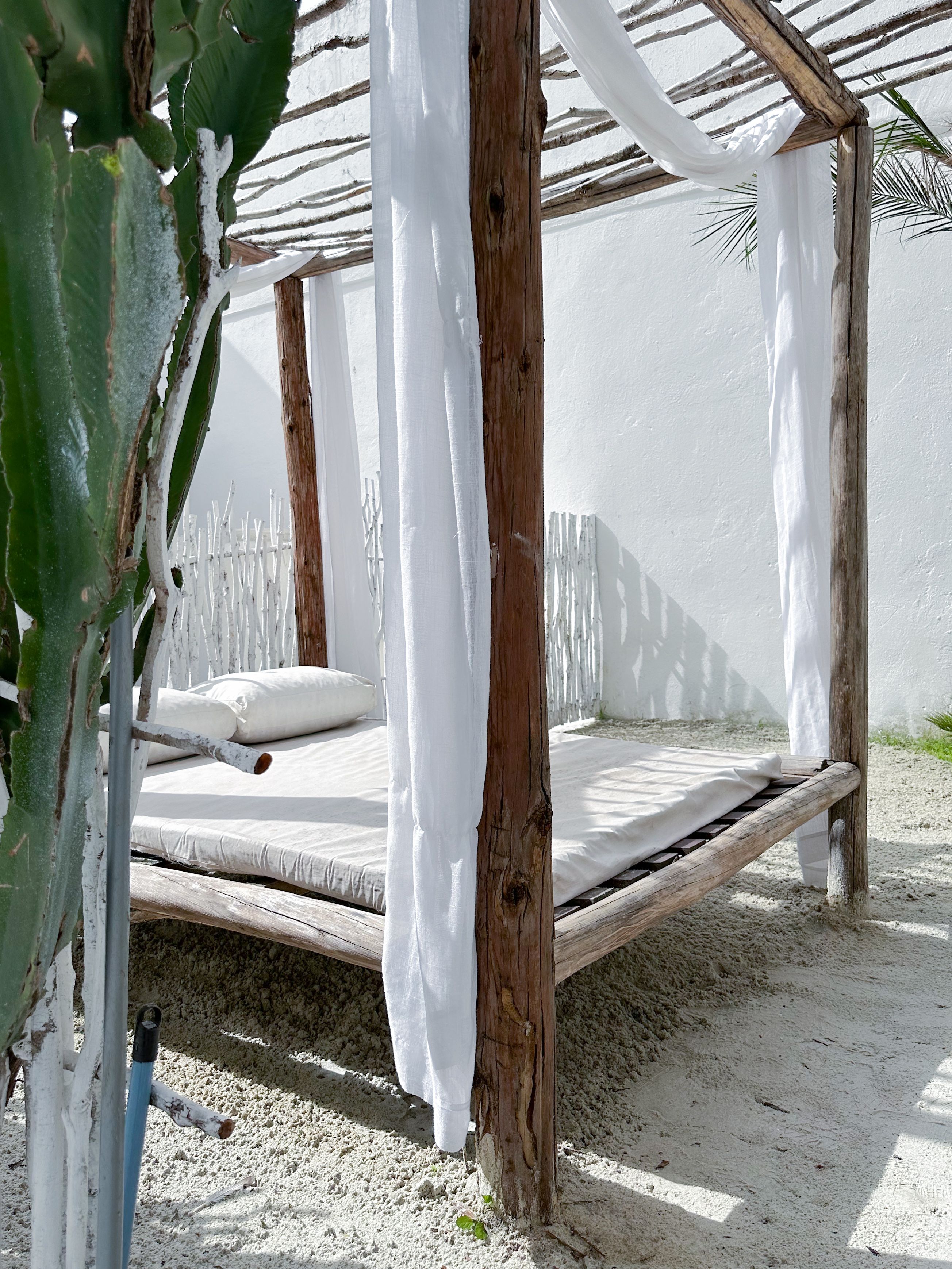 A Bed on a Tropical Beach · Free Stock Photo