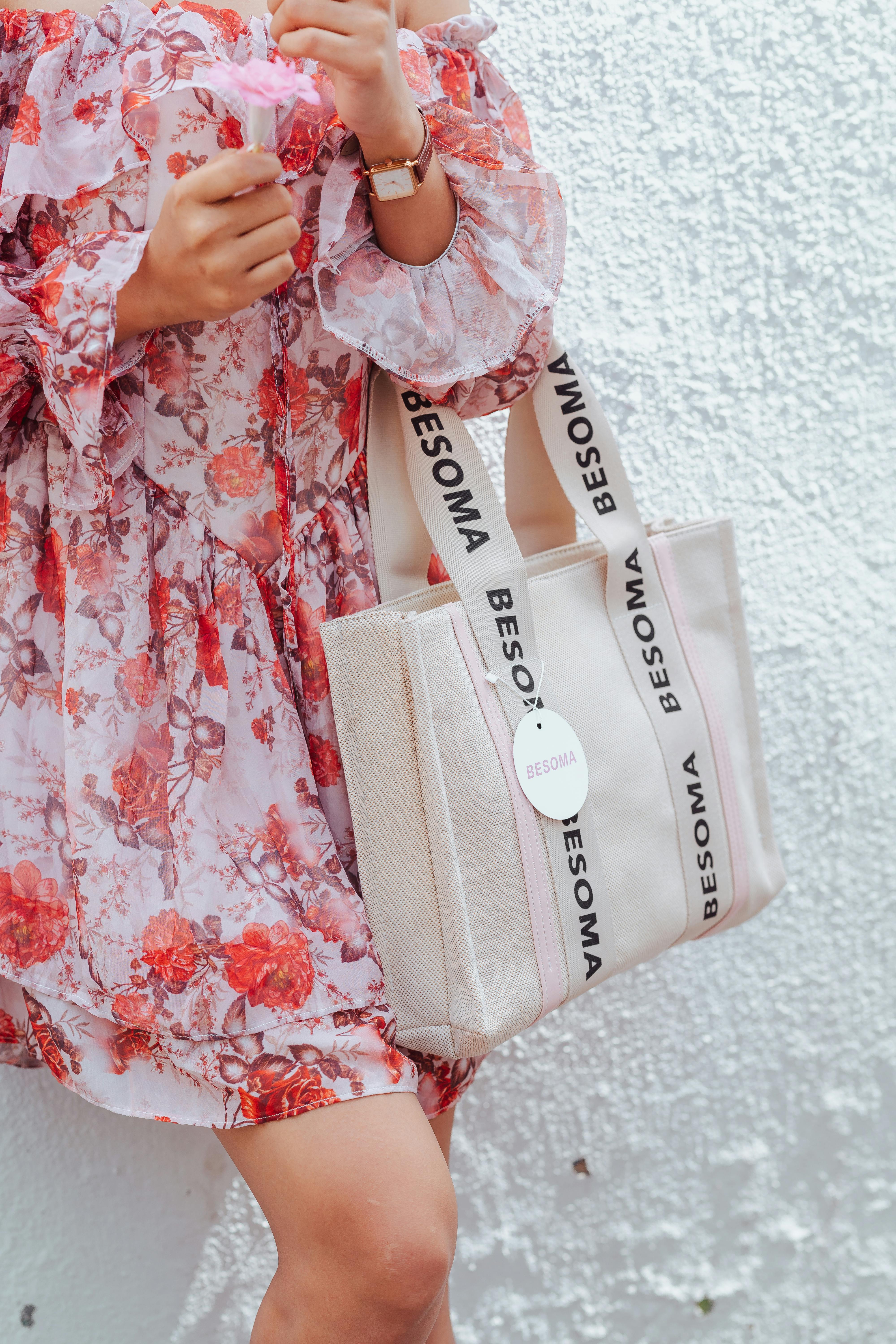 Girly bag modeling · Free Stock Photo