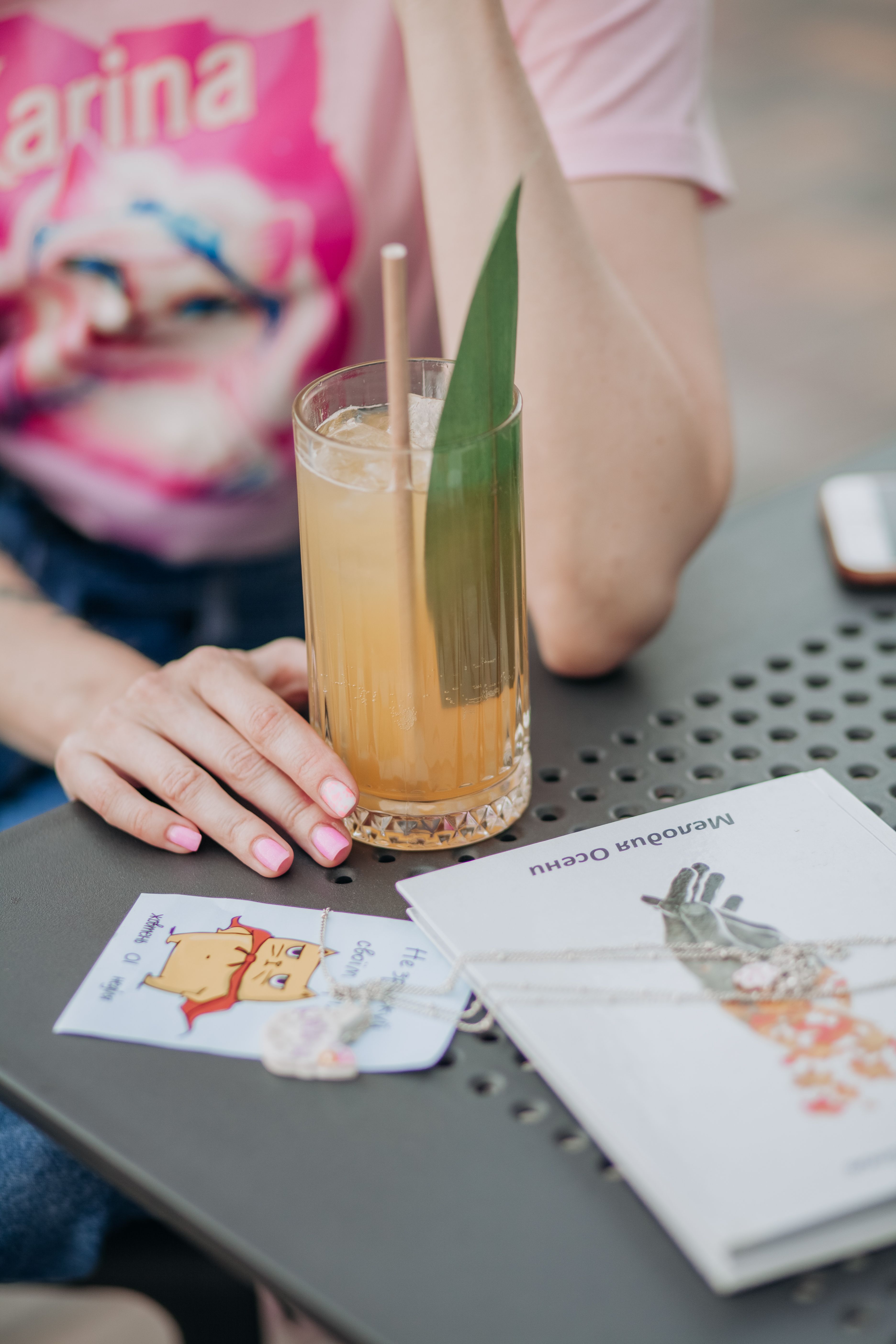 A Person Sitting with a Drink · Free Stock Photo