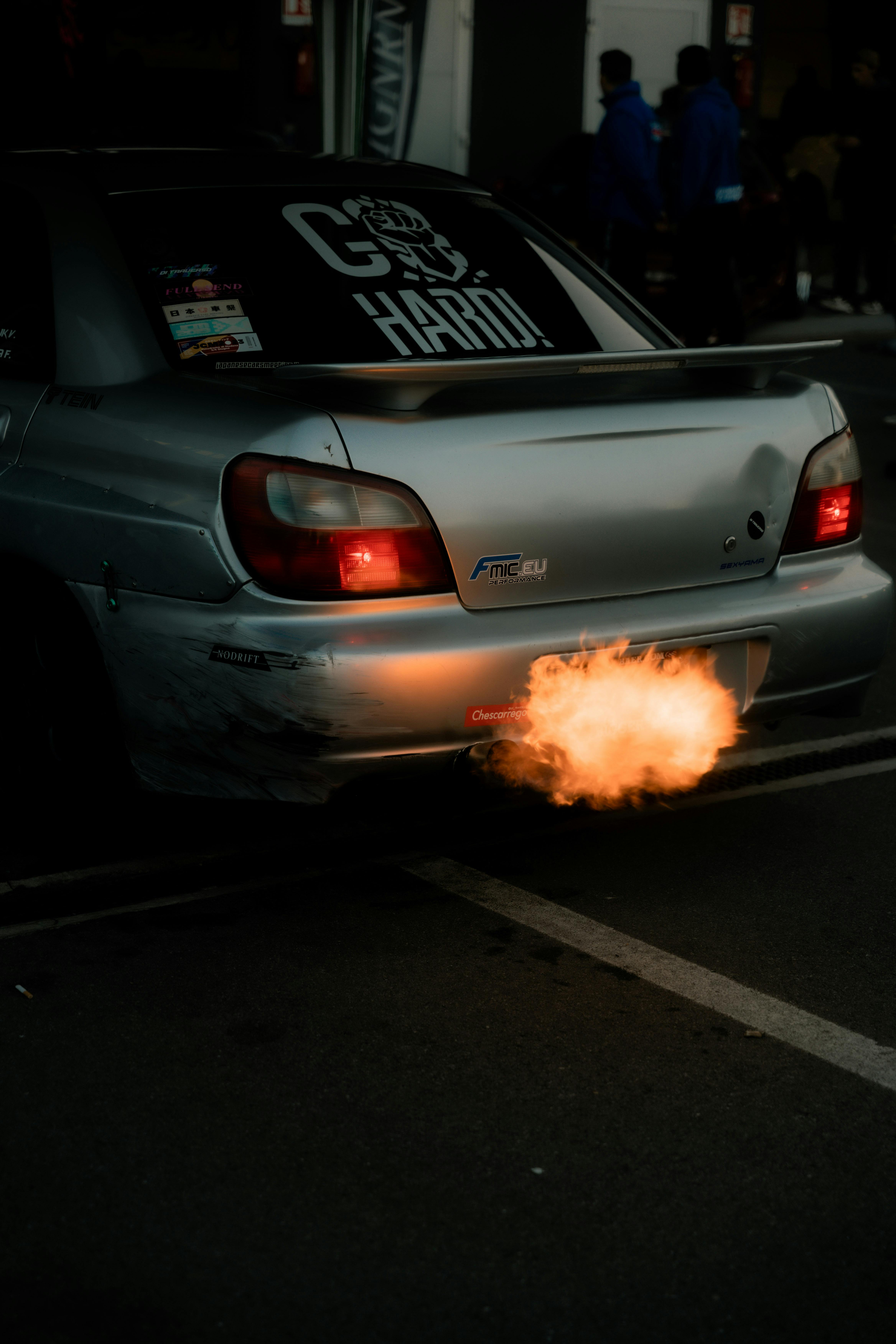 Racing Car Exhaust Flame · Free Stock Photo