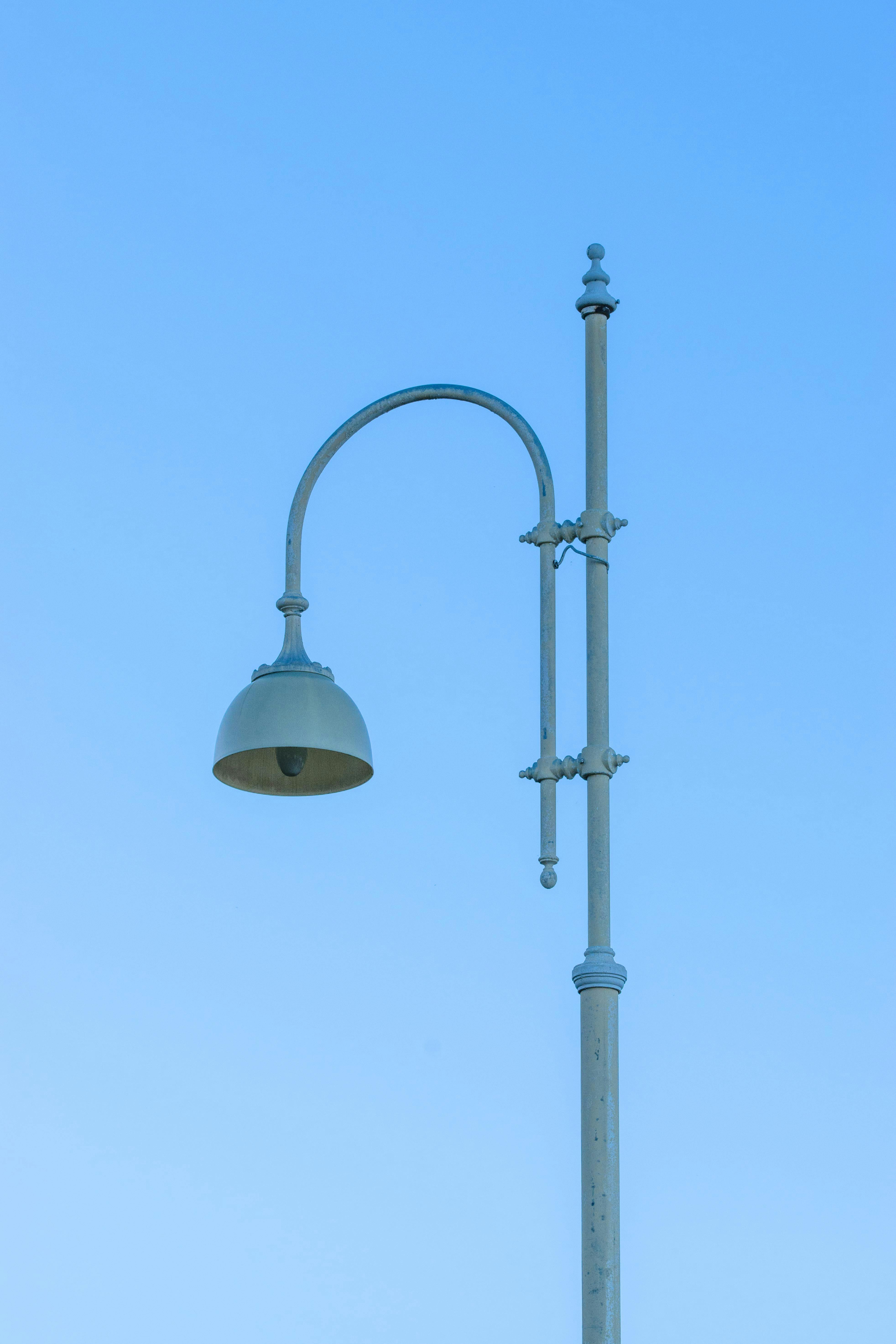 White Post Lamp · Free Stock Photo