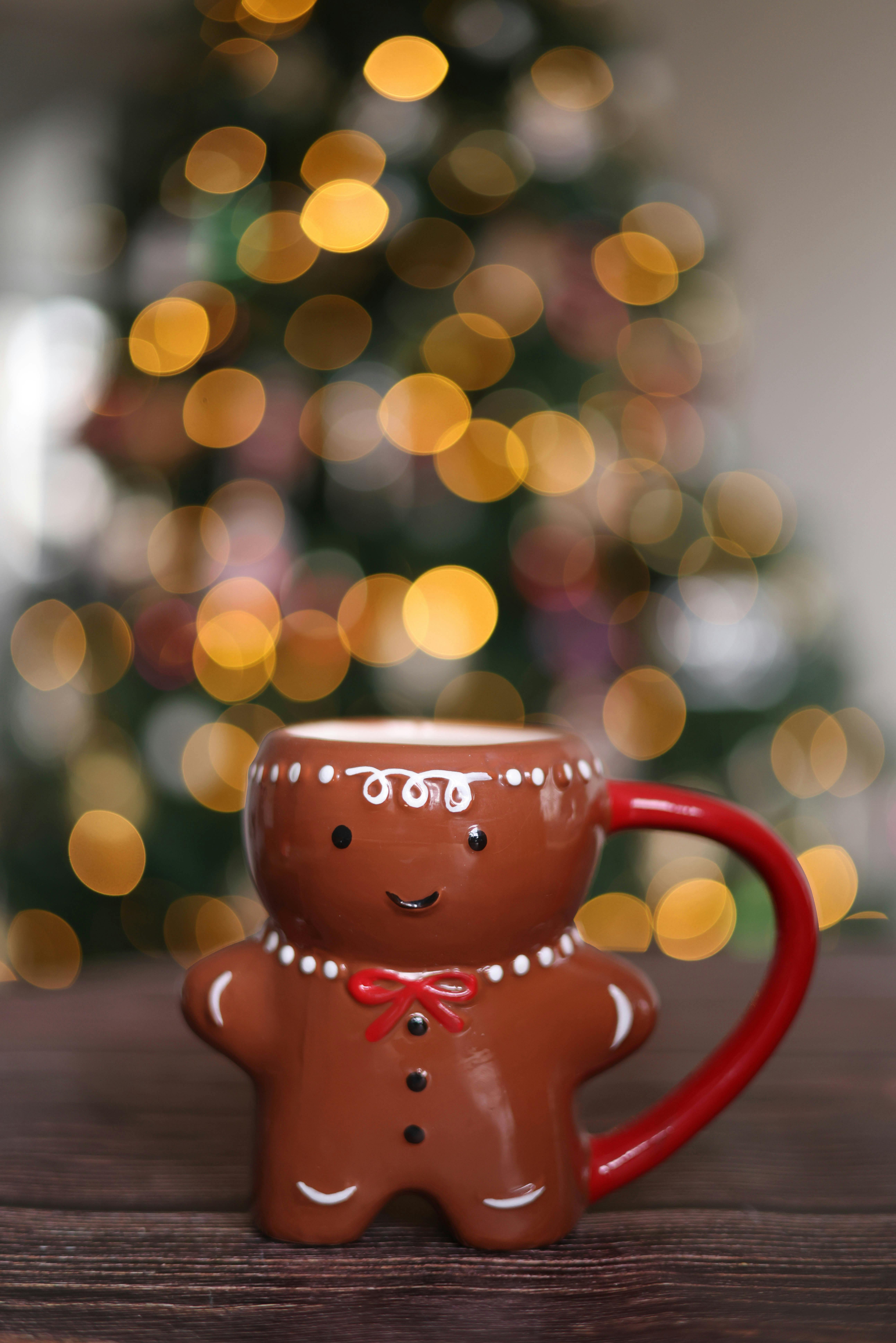 A Gingerbread Man on a Hot Drink · Free Stock Photo