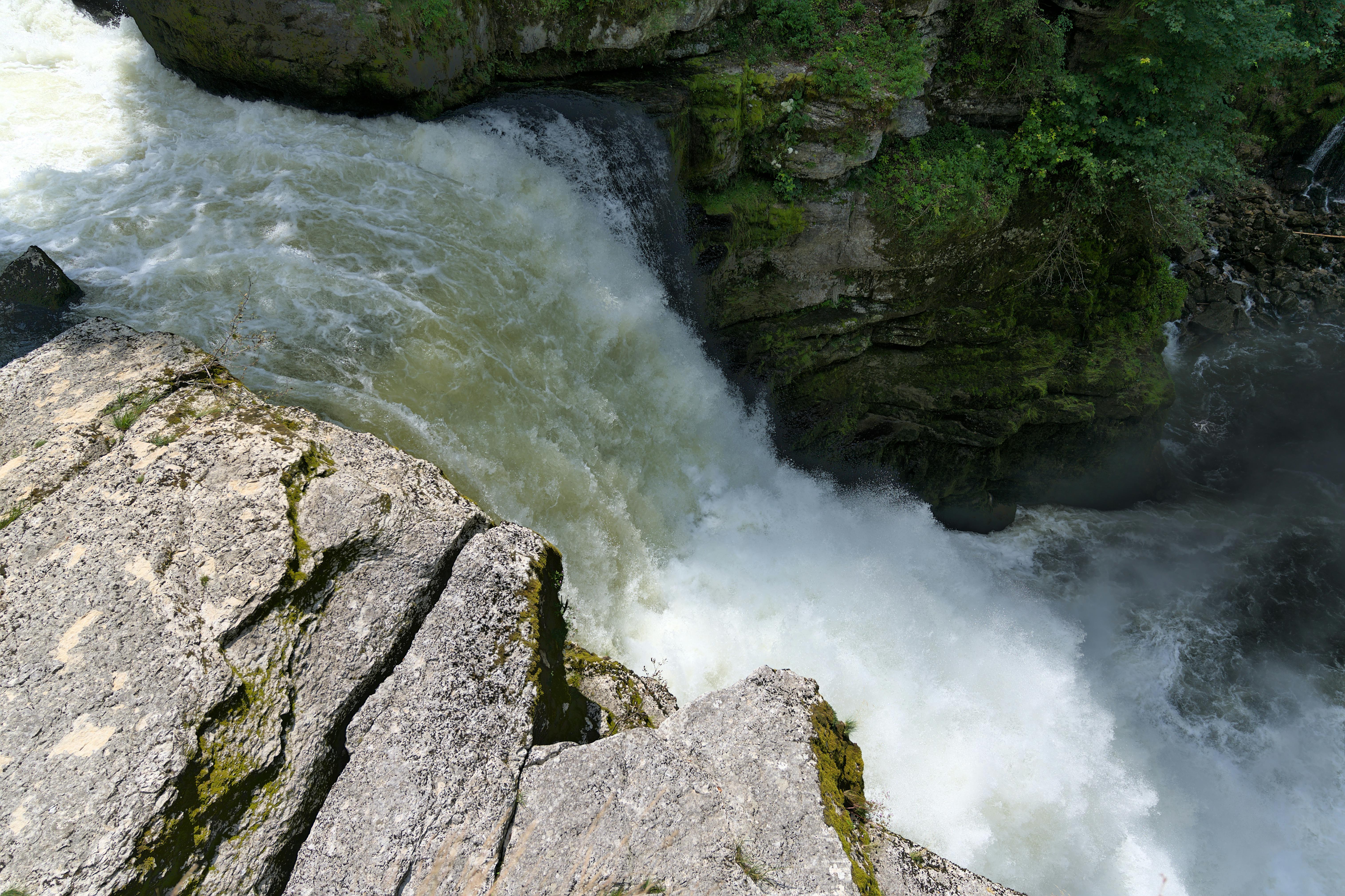 Top View of a Waterfall · Free Stock Photo