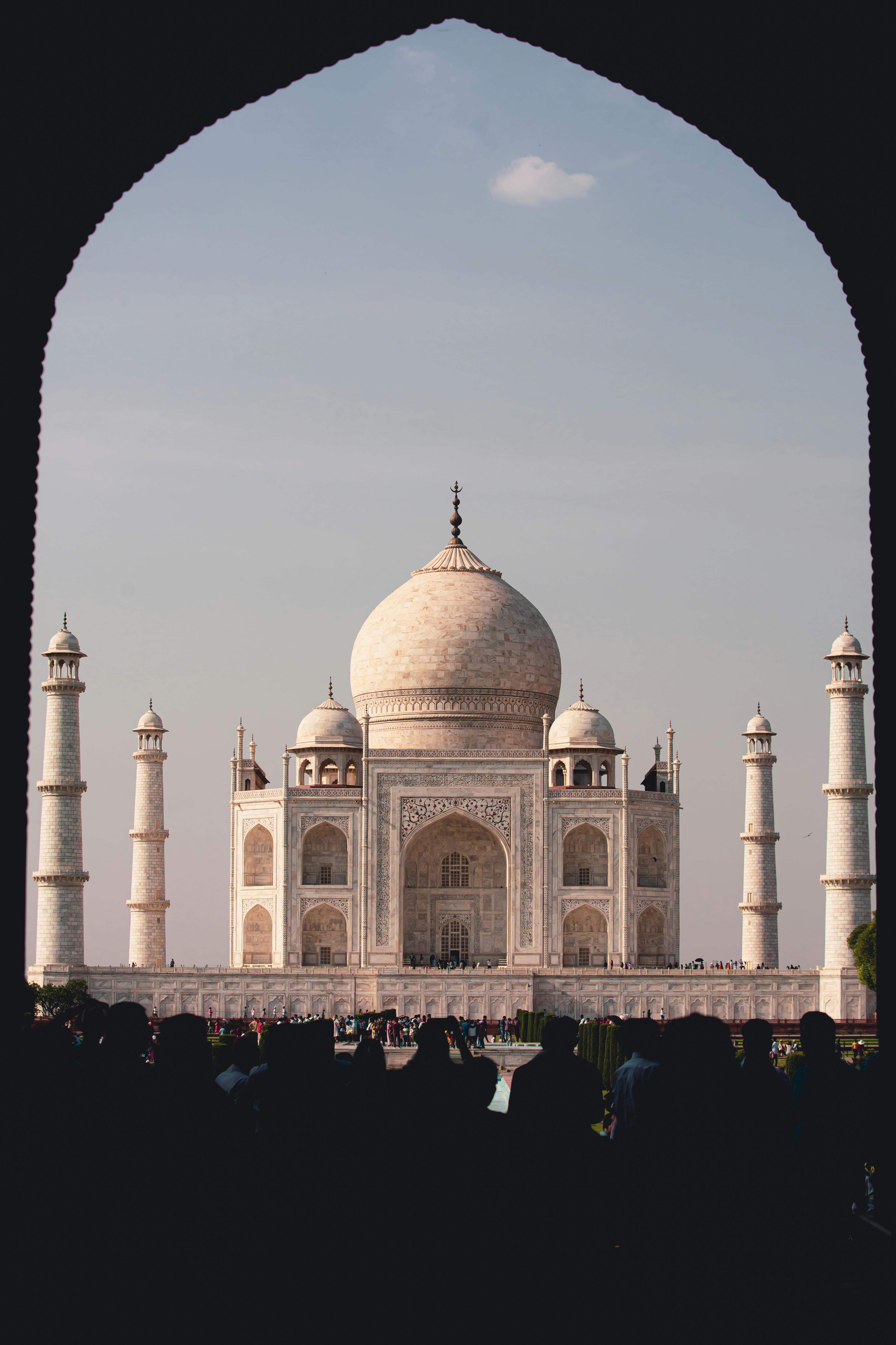 Taj Mahal Seen from a Window · Free Stock Photo