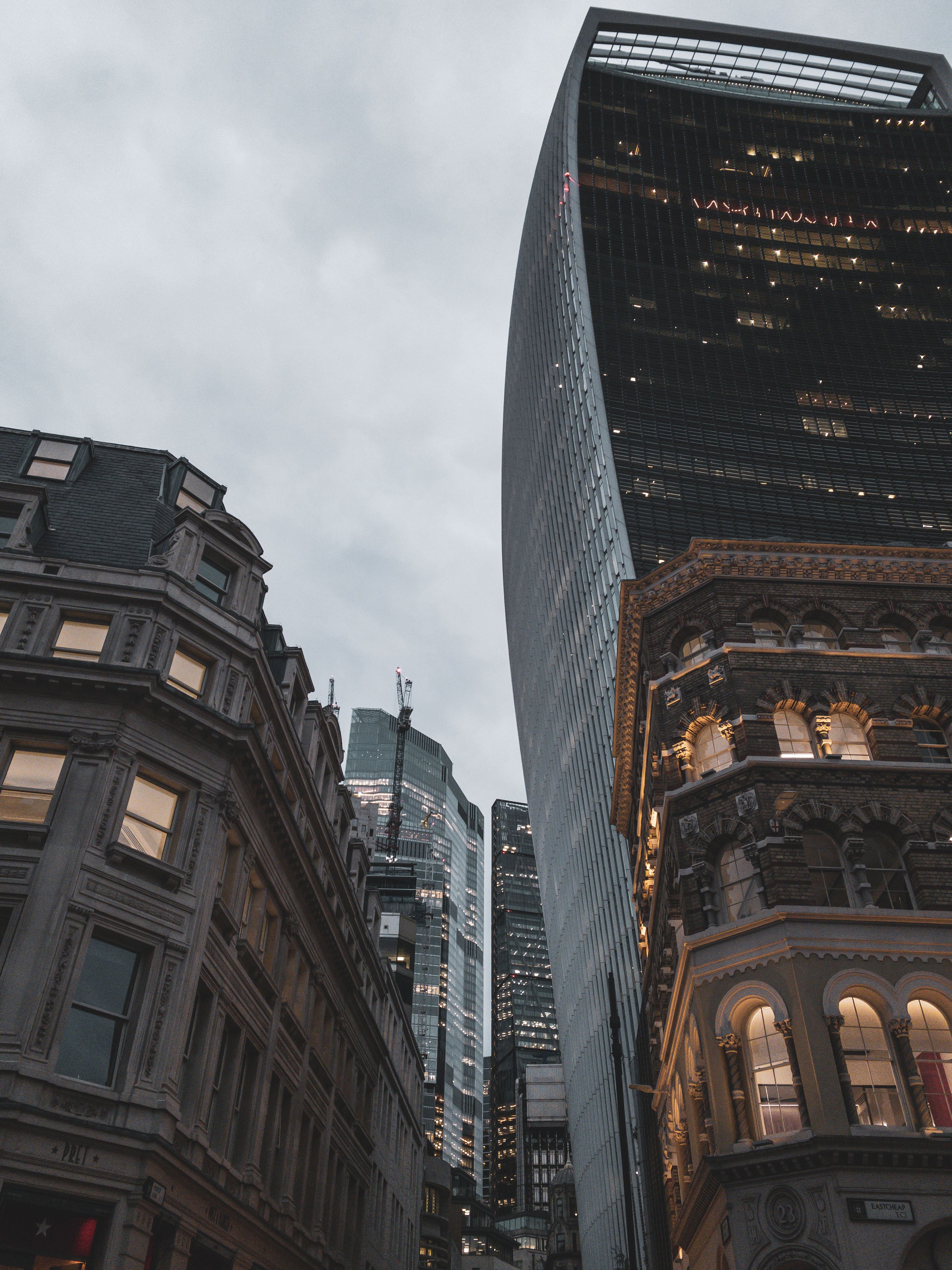 London City Street with Modern Architecture · Free Stock Photo