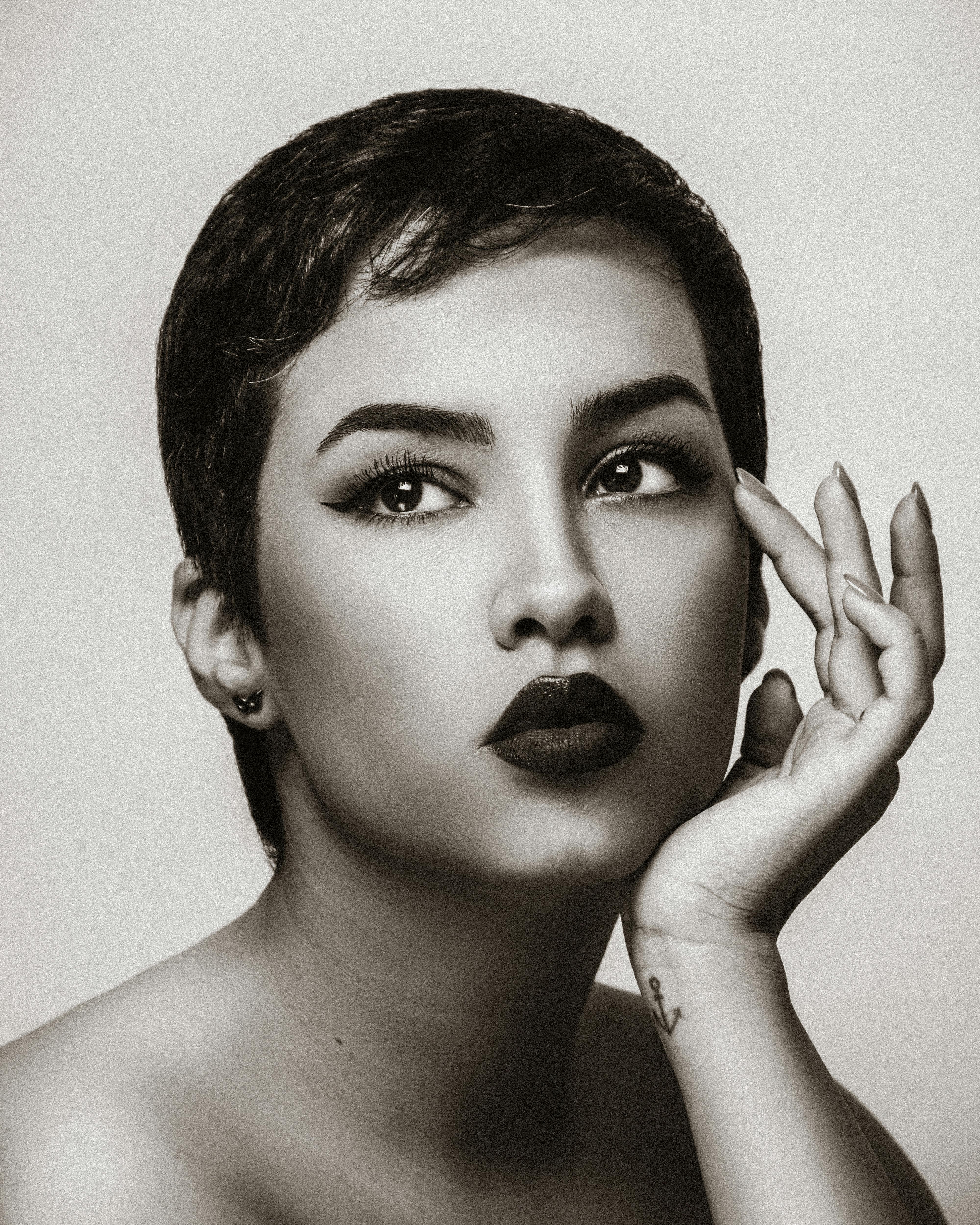 Pretty Short Haired Woman · Free Stock Photo