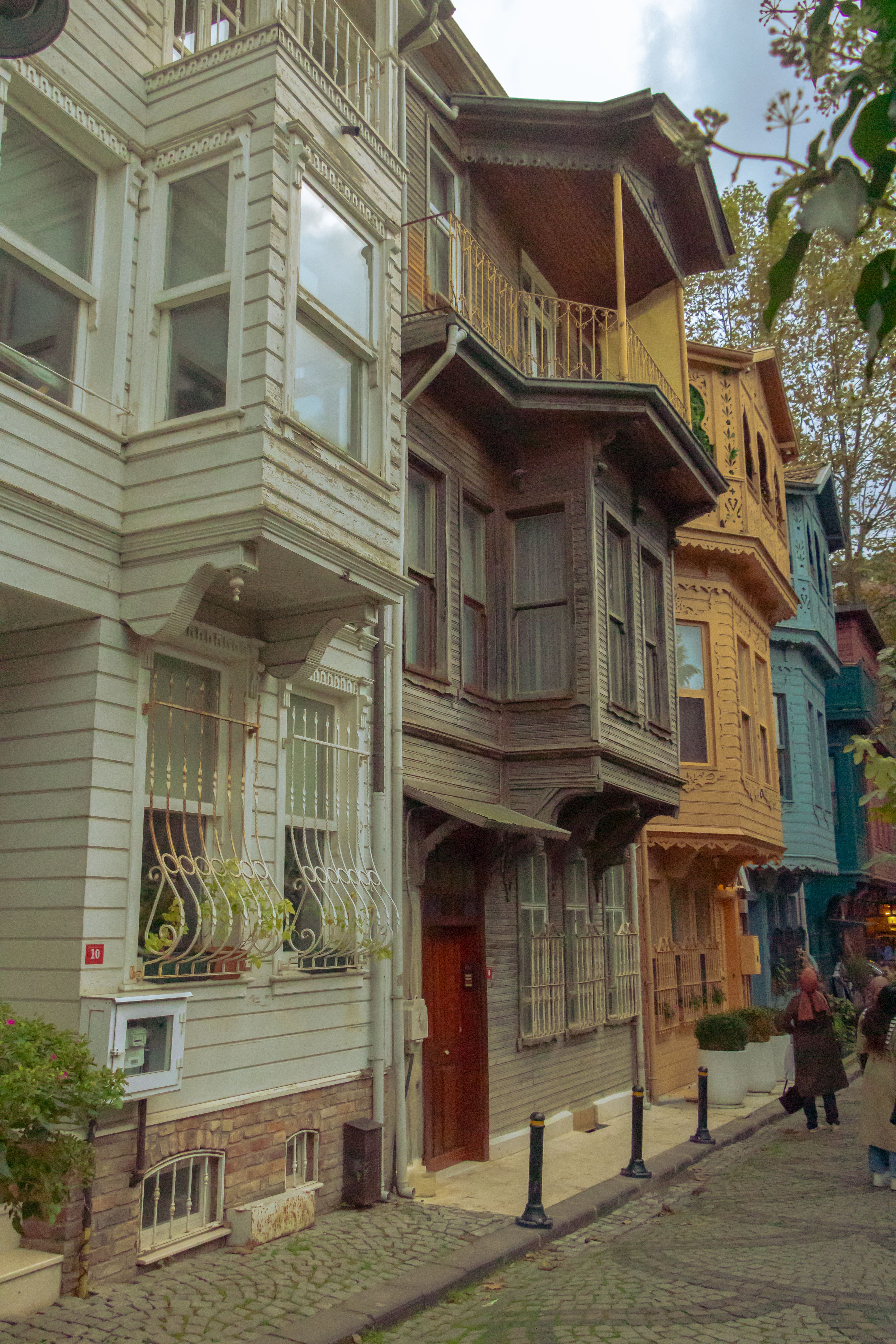 A Street with Colorful Turkish Houses · Free Stock Photo