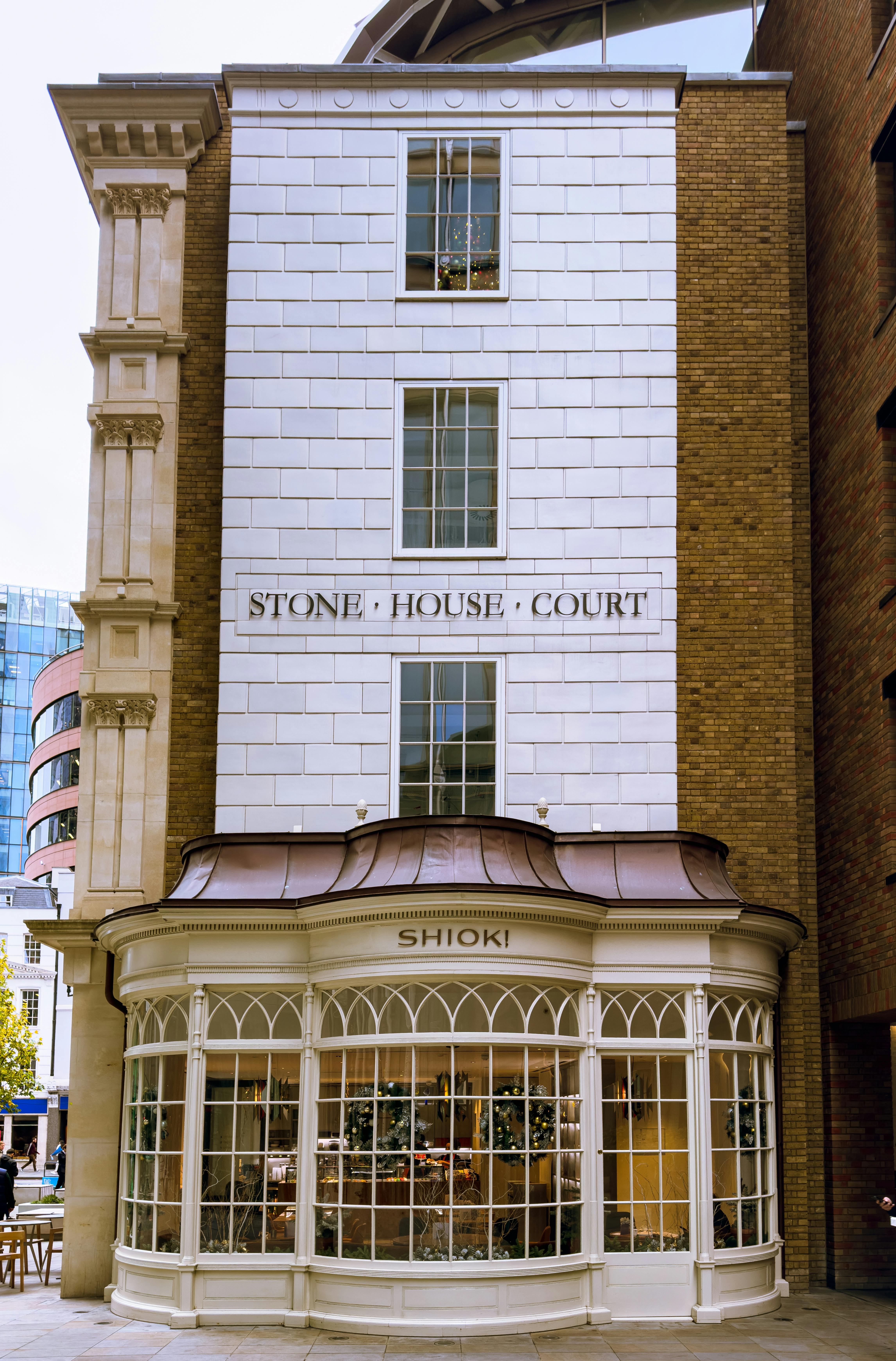 Facade of a Building at Devonshire Row, 150 Bishopsgate, London ...