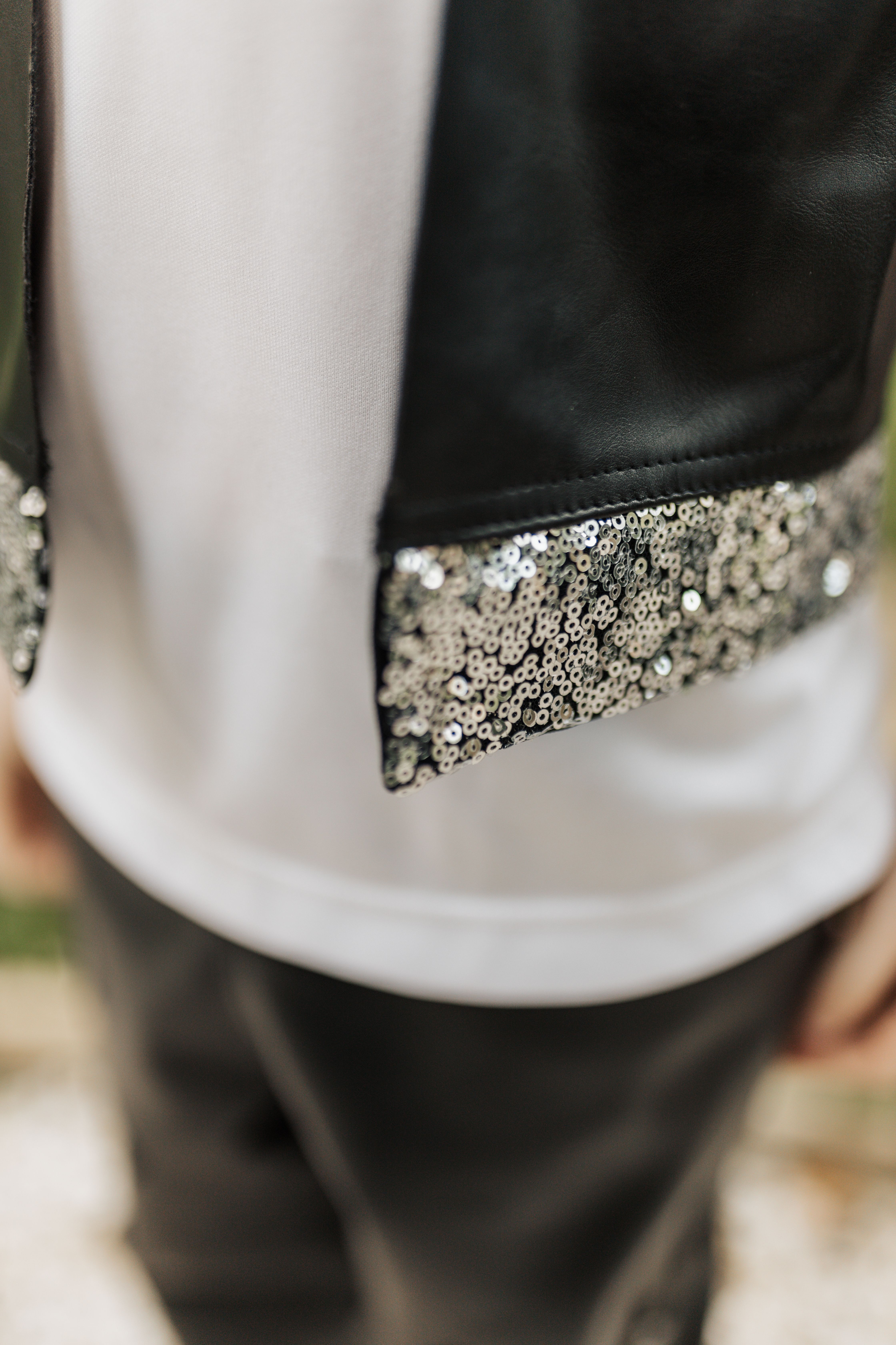 Close-up of Sequins on a Waistcoat · Free Stock Photo