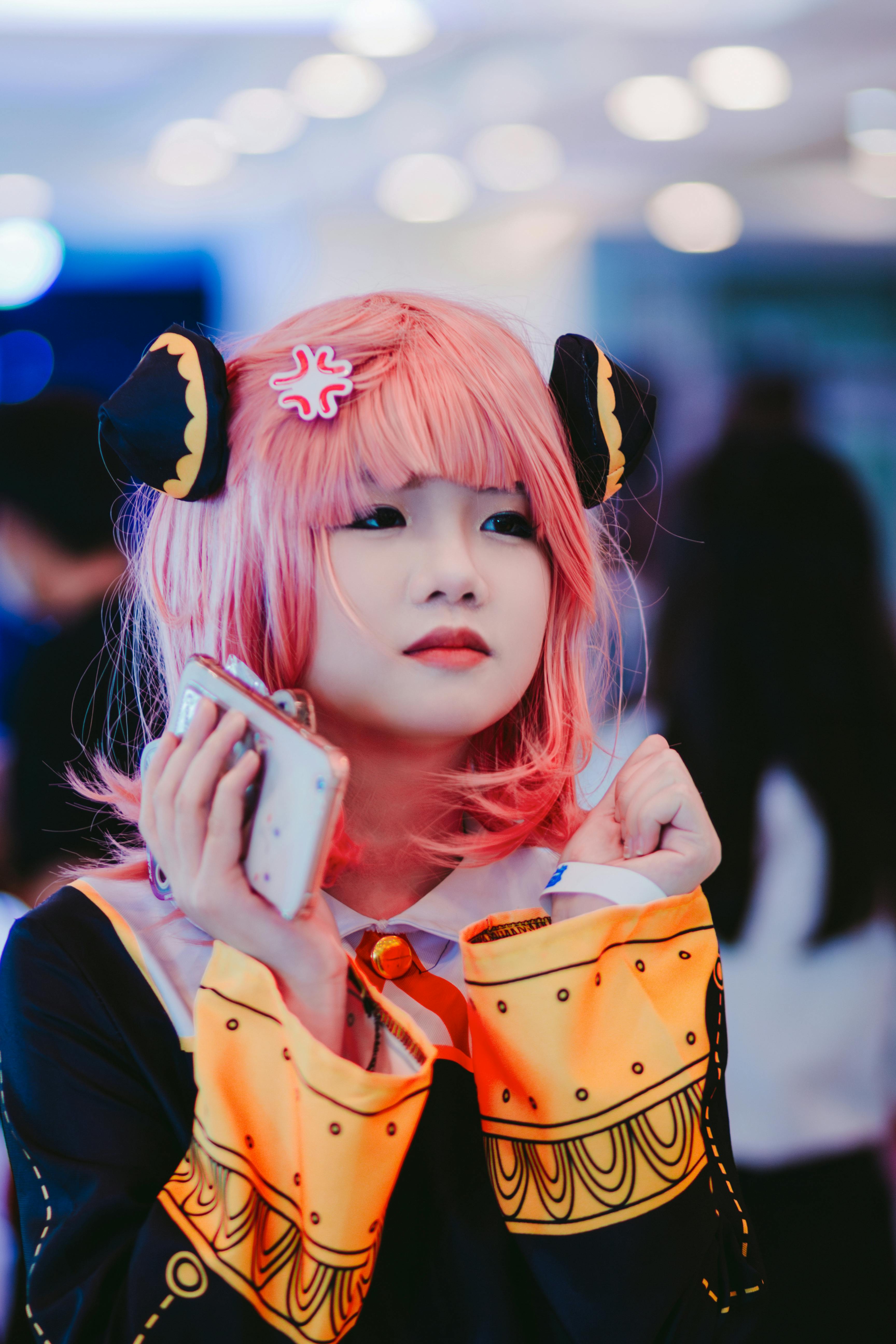 Young Girl in an Anime Cosplay · Free Stock Photo