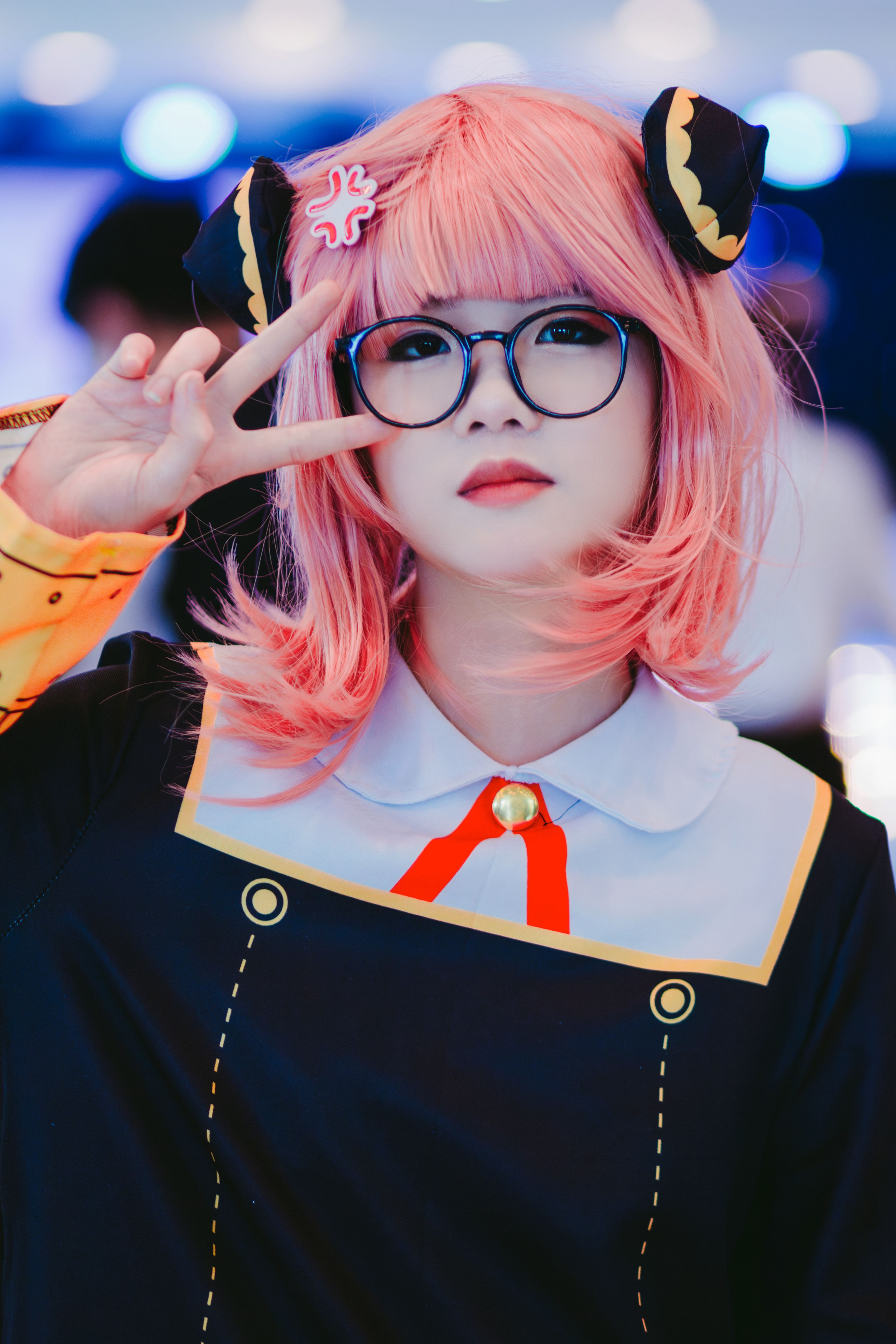 Young Female Cosplayer holding a Spear · Free Stock Photo