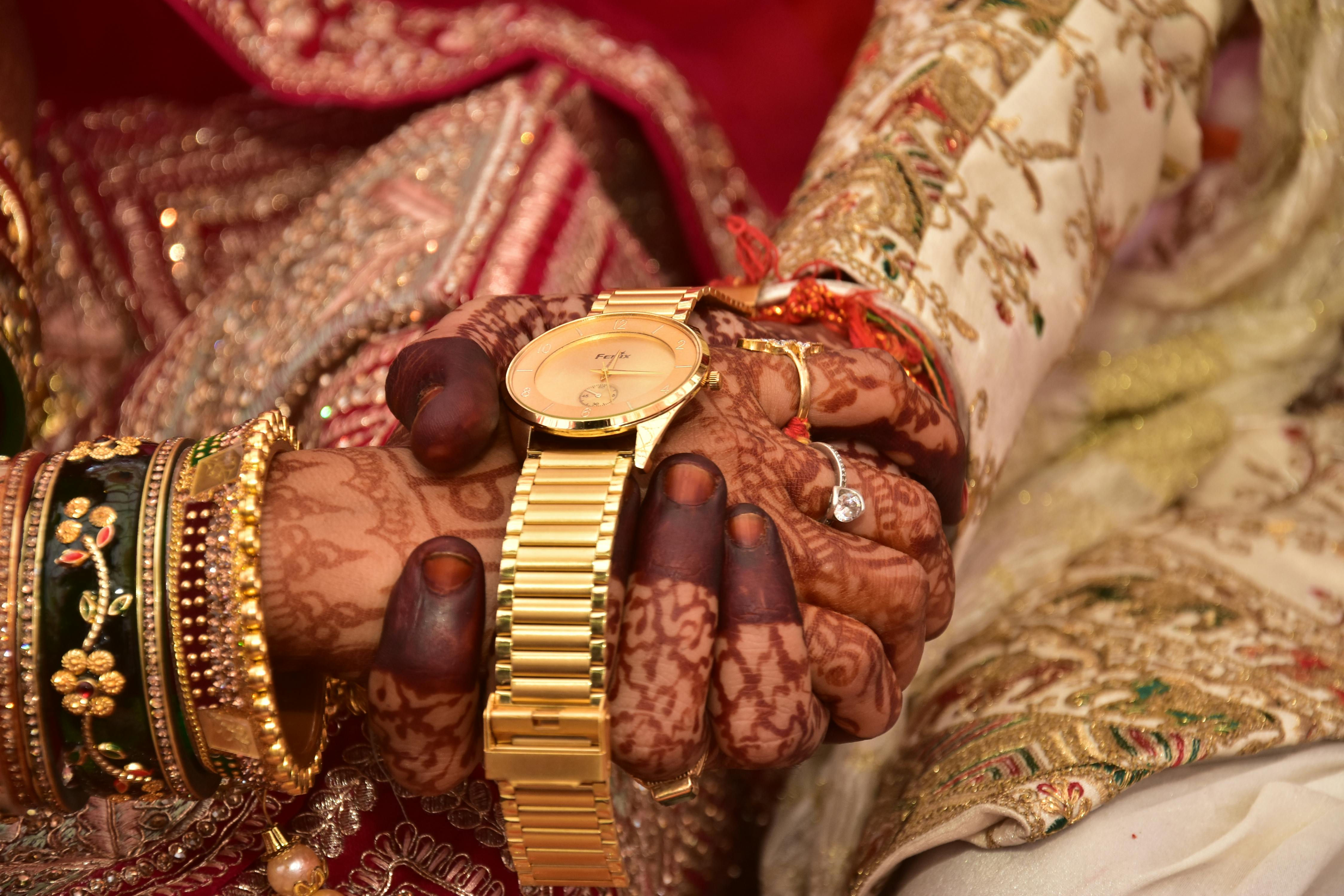 Hands with Mehndi Tattoo Design · Free Stock Photo