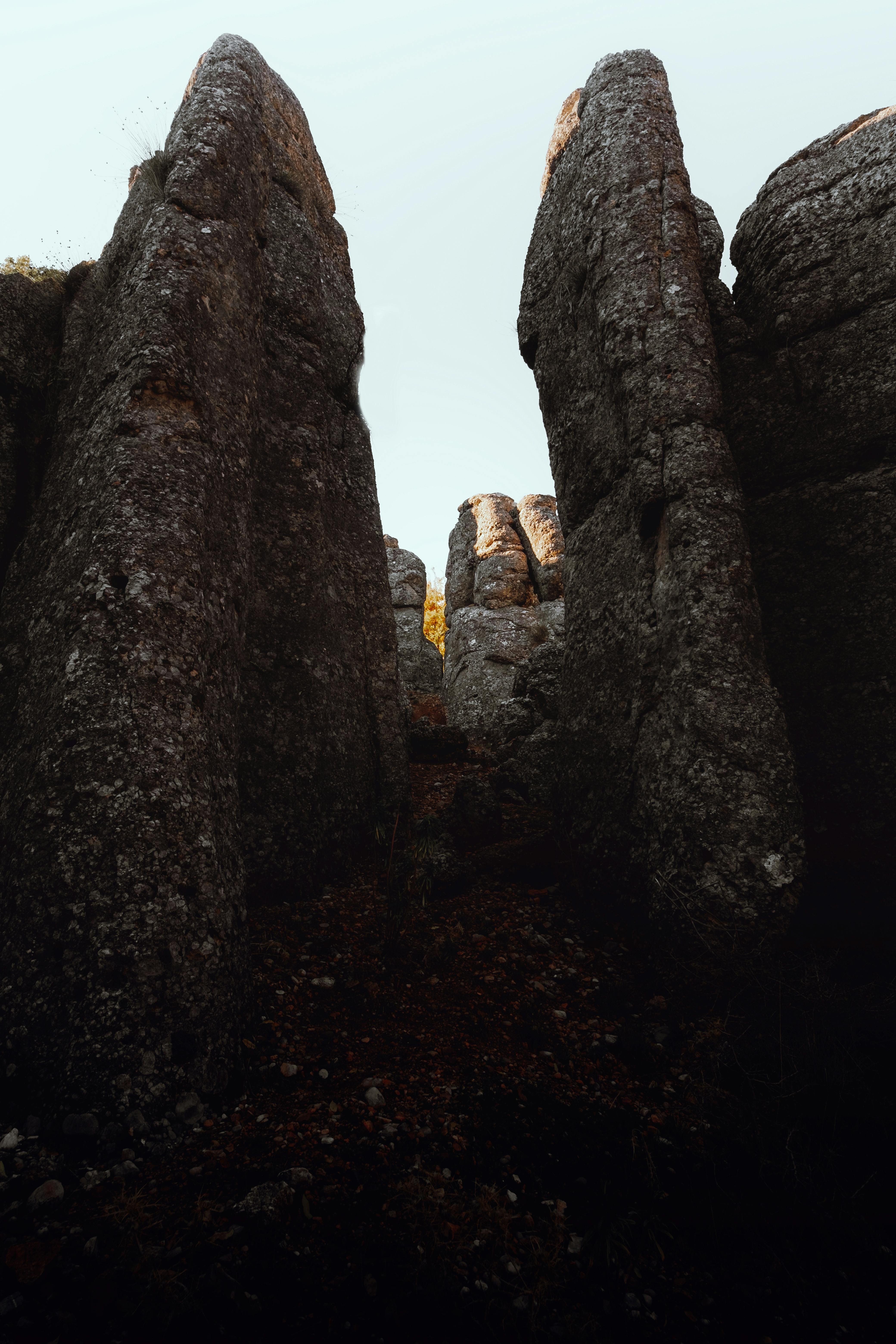View of Large Rock Formations · Free Stock Photo