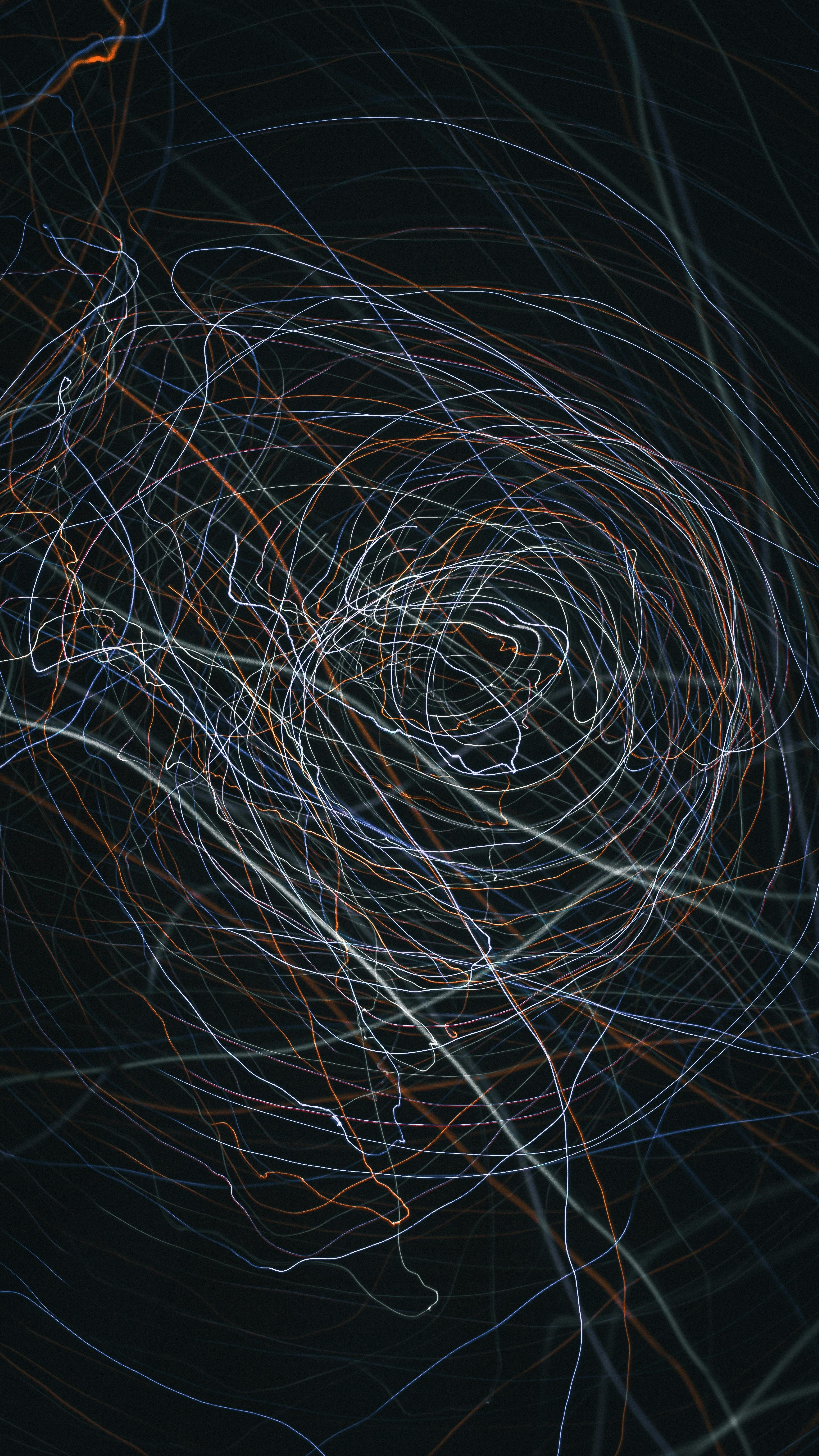 Abstract Illustration of Irregular Thin Lines · Free Stock Photo