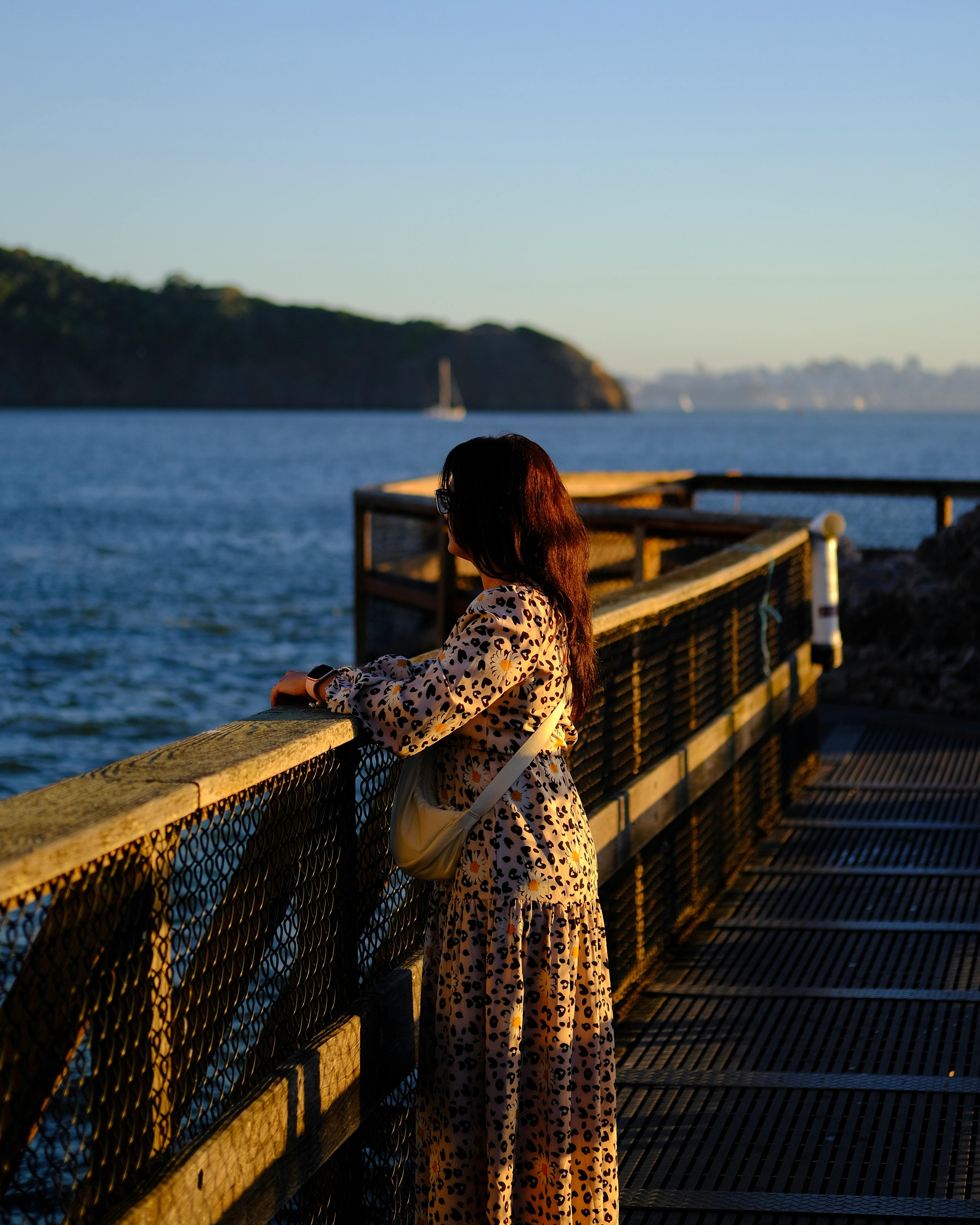 Blonde Woman on a Pier · Free Stock Photo