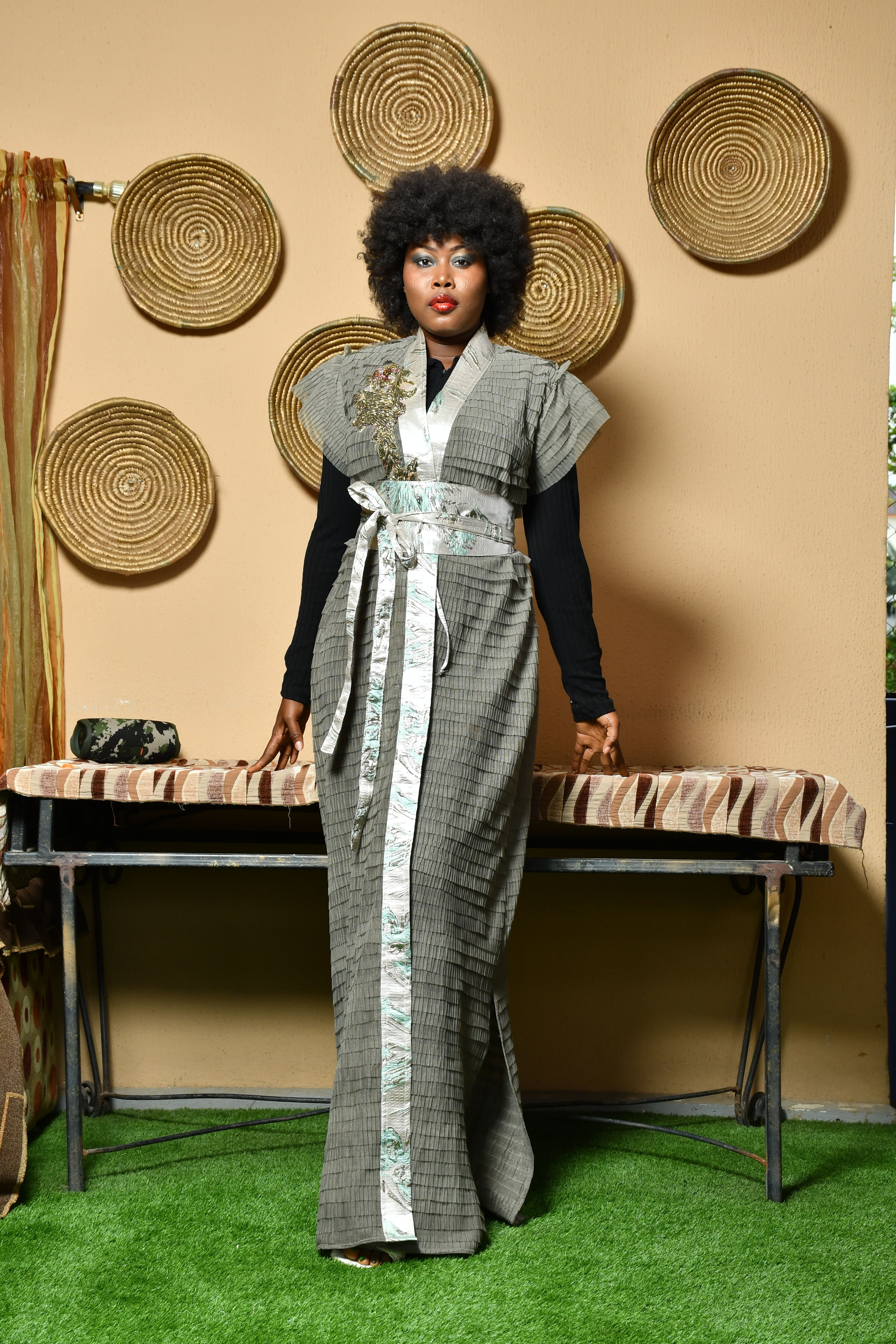 Woman Standing in Long Traditional Dress · Free Stock Photo