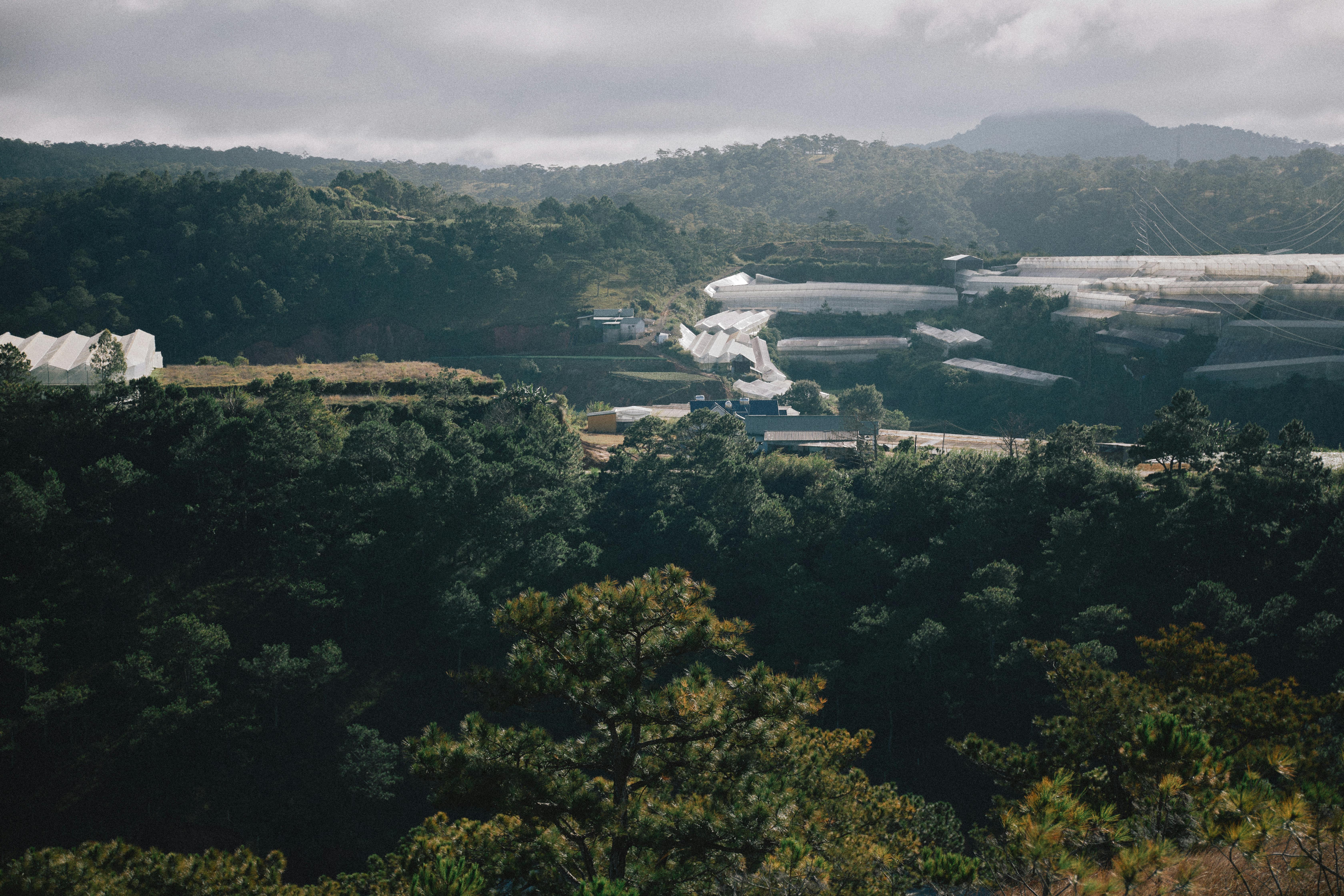 Factory in a Mountain Valley · Free Stock Photo