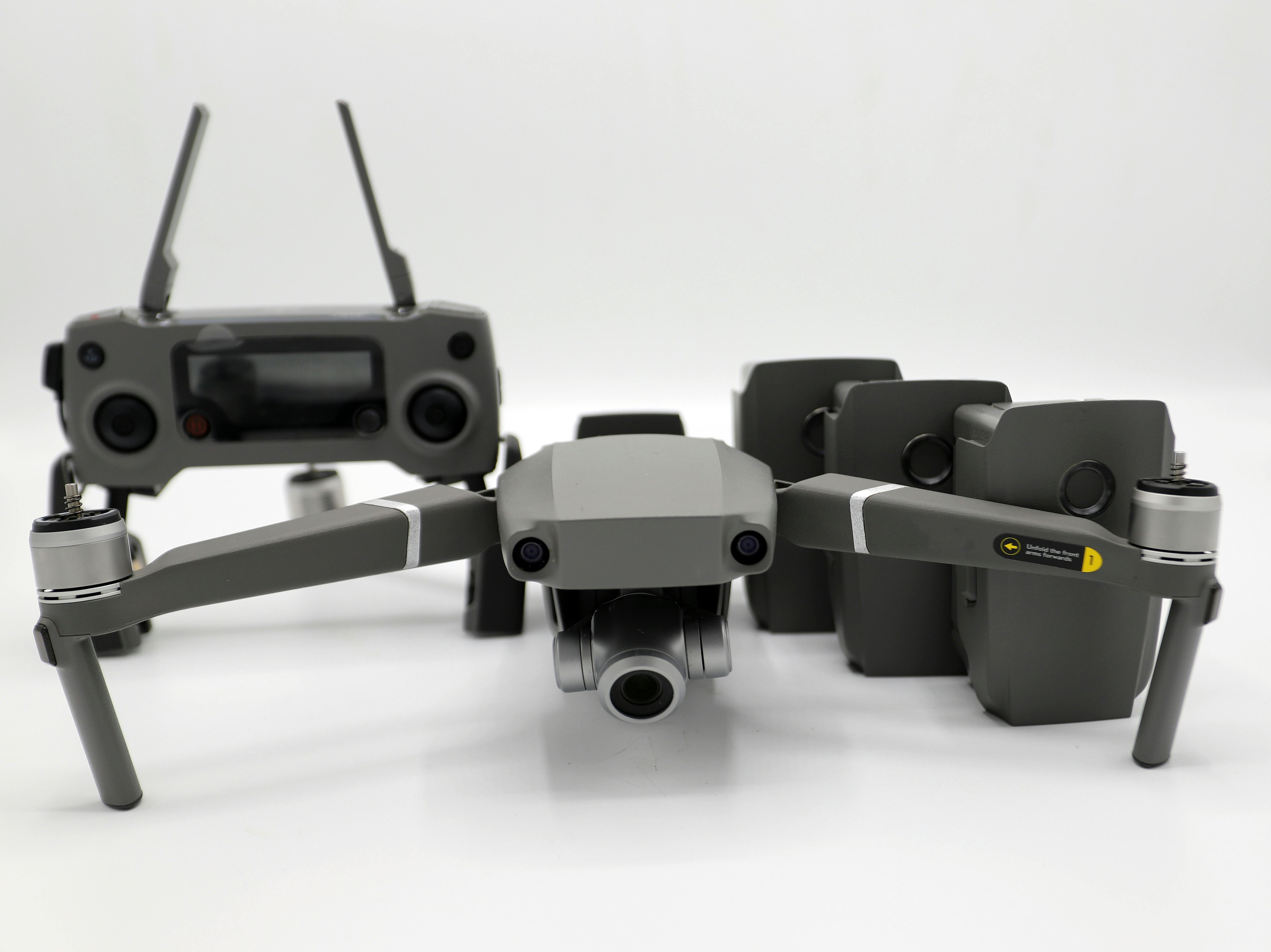 Dji Mavic Series Drone, Remote Controller and Battery · Free Stock Photo