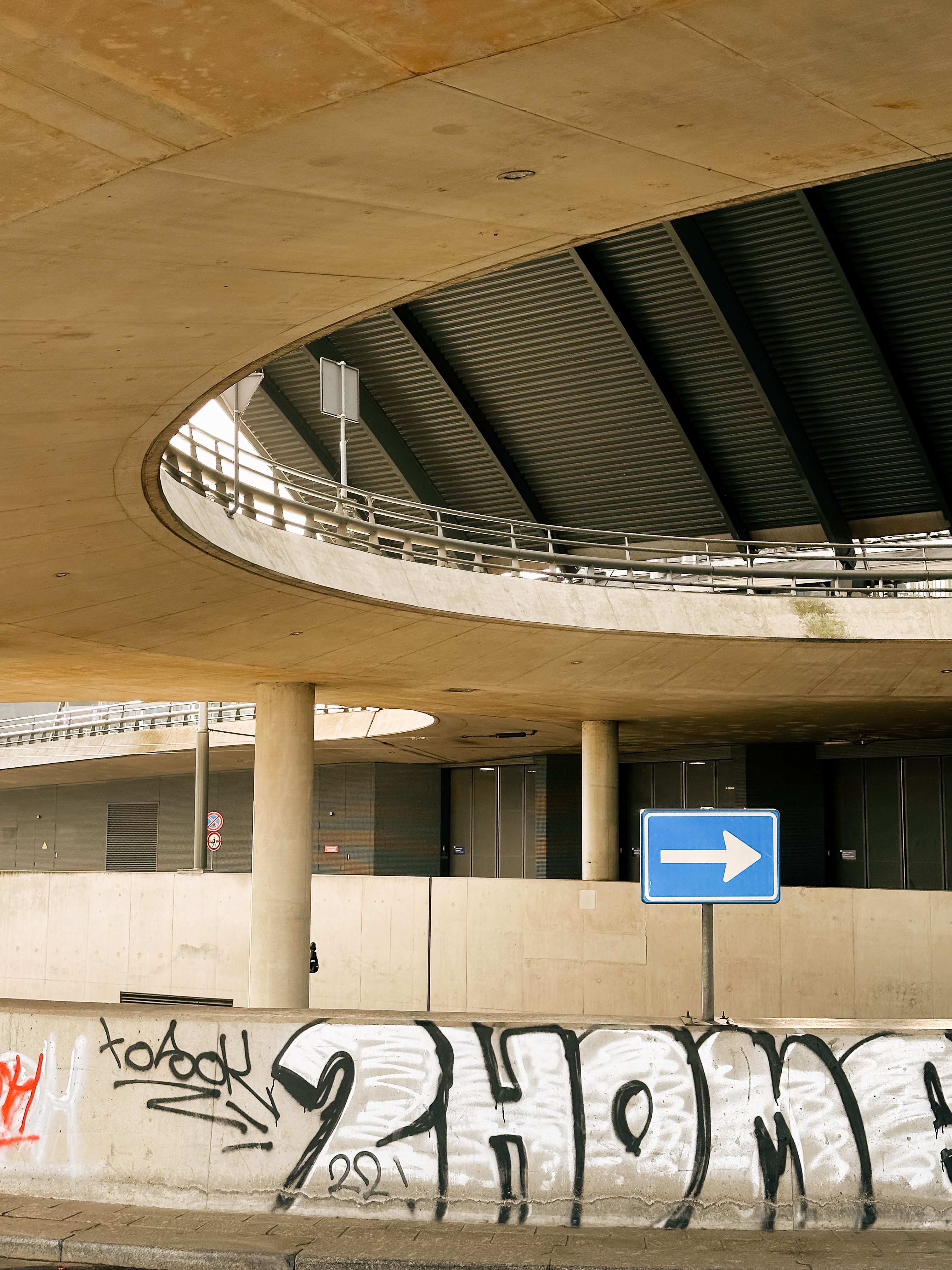 Graffiti on a Bridge in a City · Free Stock Photo