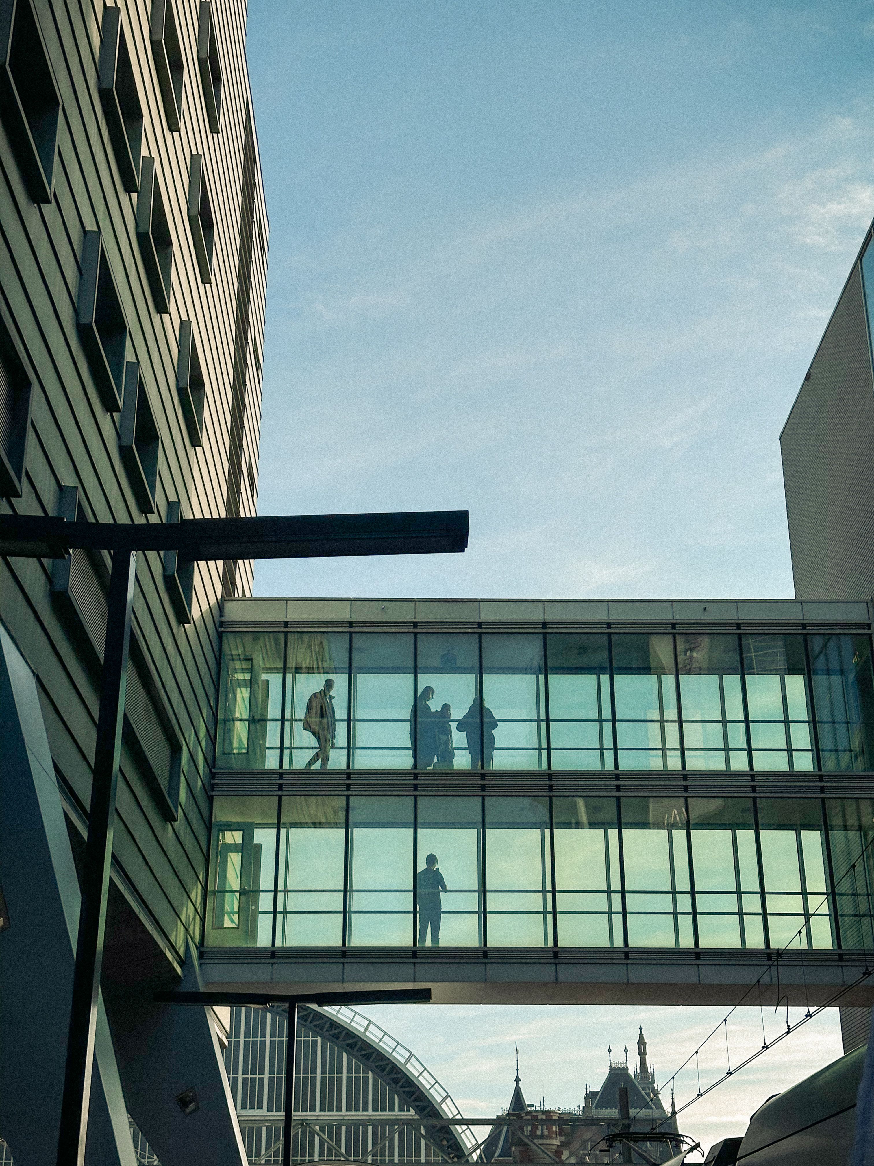 A Bridge Between Two Buildings · Free Stock Photo