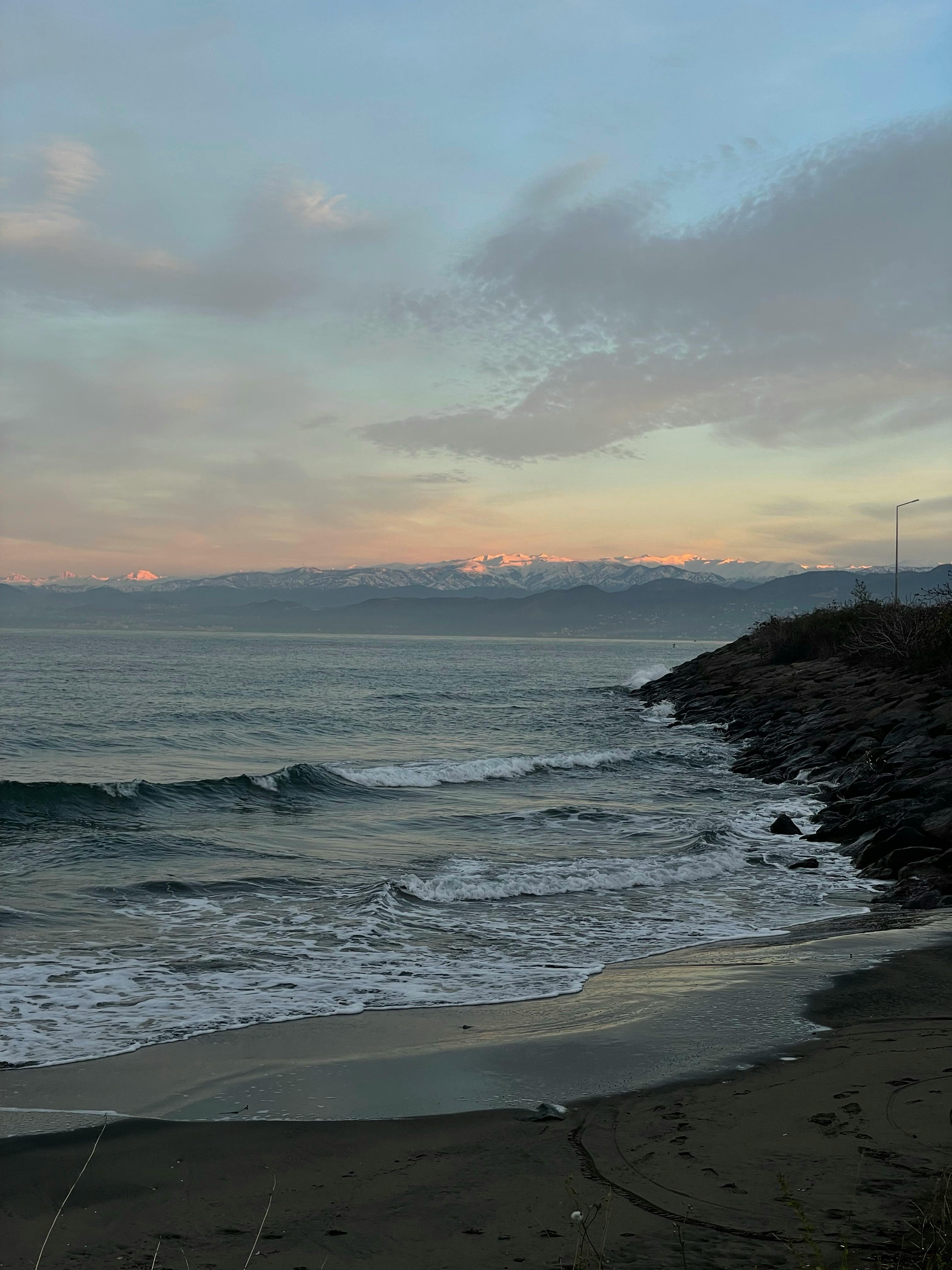 Waves on a Beach · Free Stock Photo