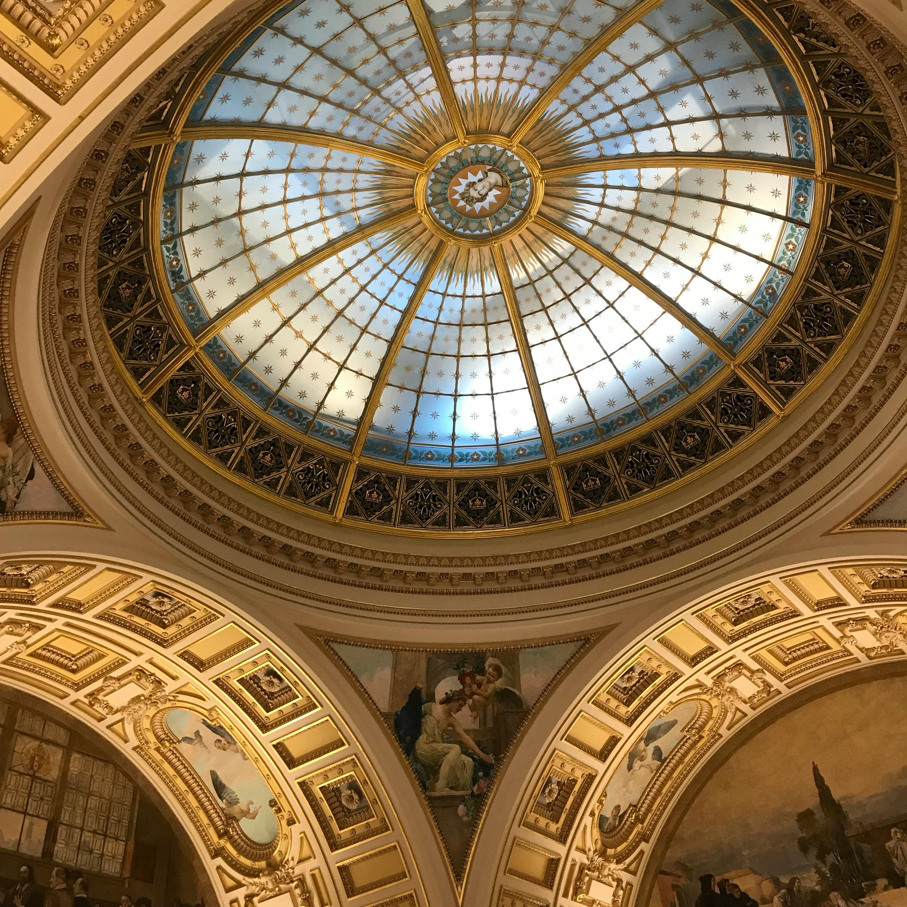 Ornamented Dome of Kansas State Capitol Visitor Center in Topeka · Free ...