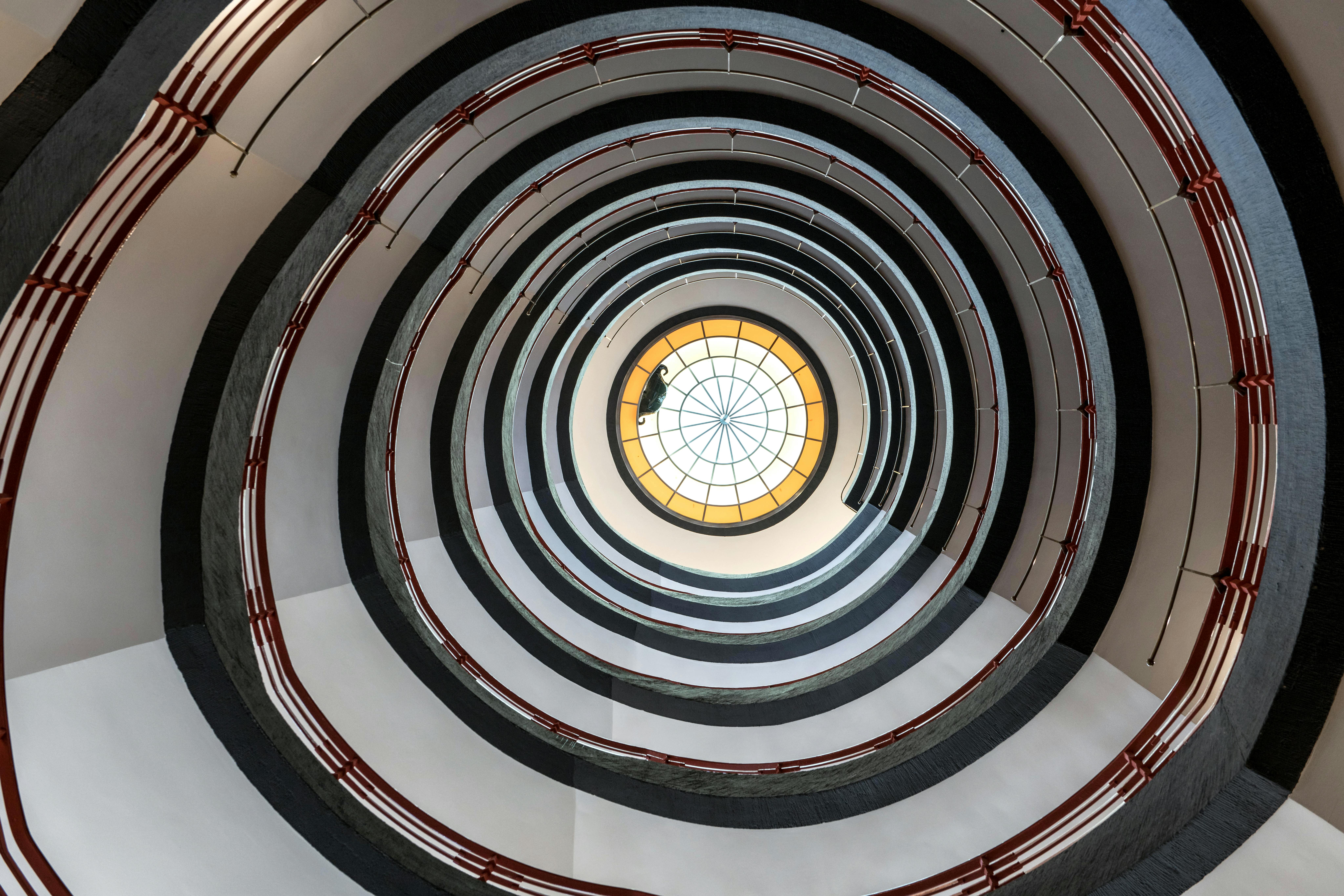 Spiral Staircase in Building Dome · Free Stock Photo
