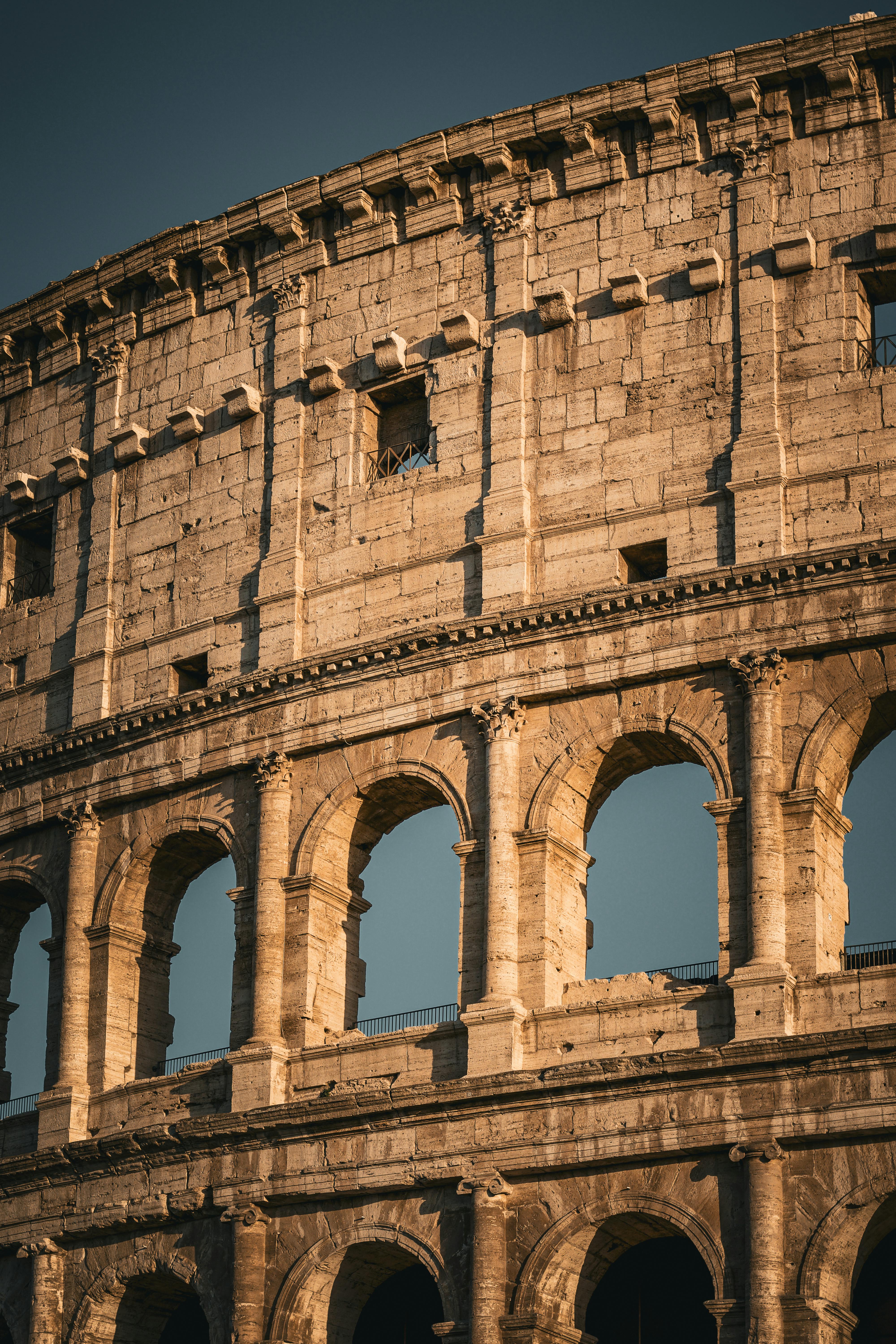Colosseum exterior on sunny day · Free Stock Photo