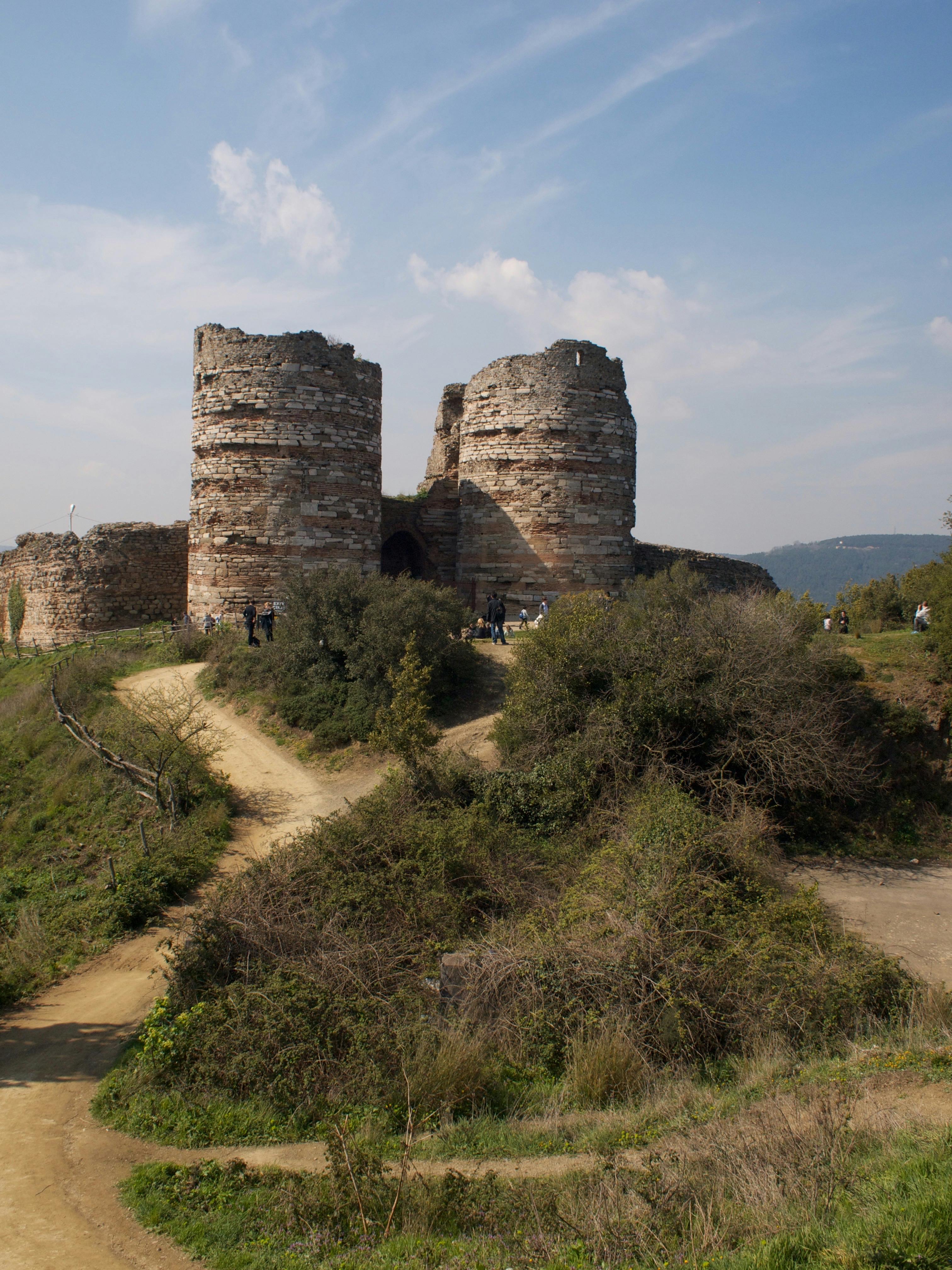 Trees around Ruins on Hill · Free Stock Photo