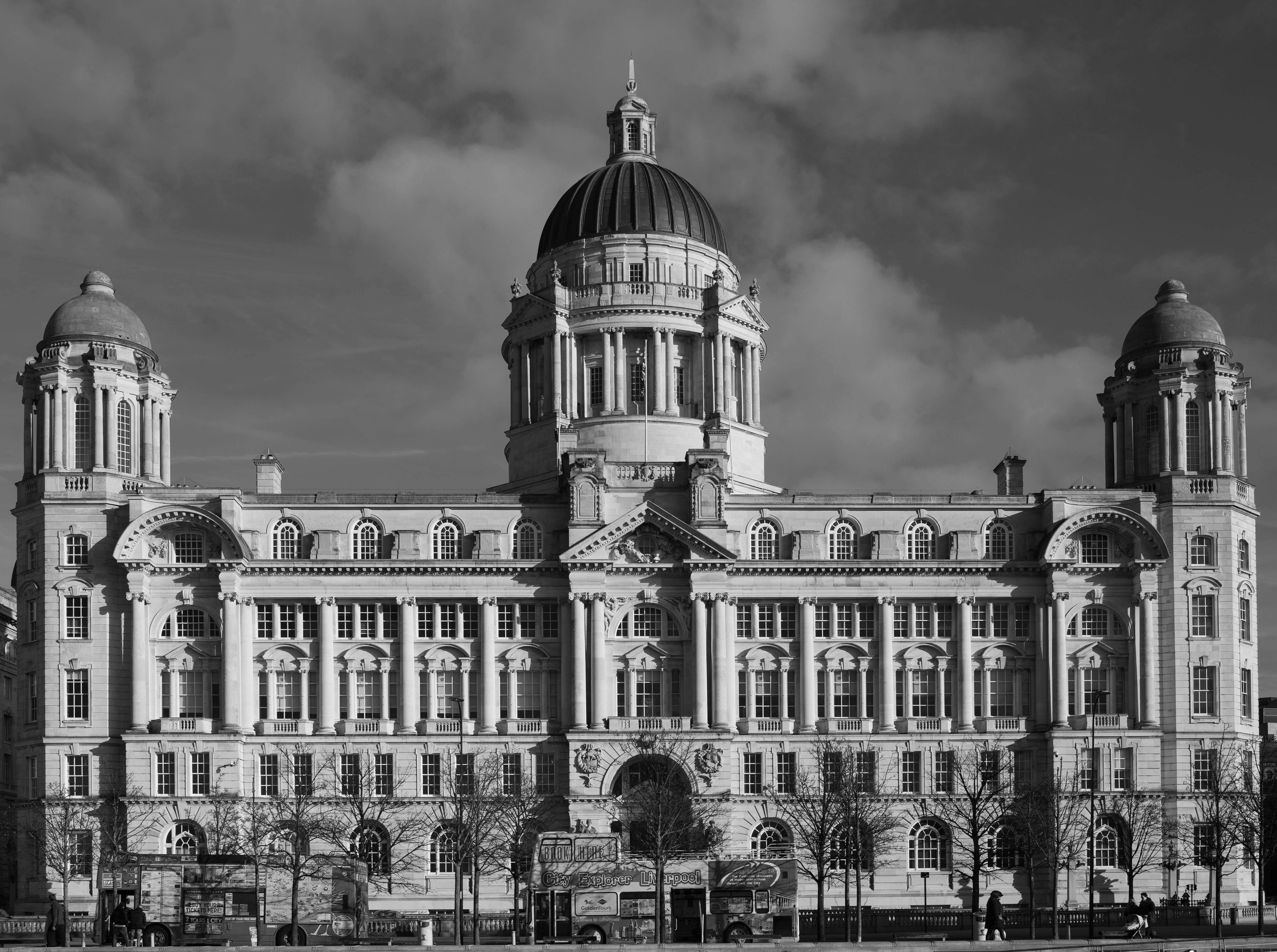 Front of the Port of Liverpool Building · Free Stock Photo