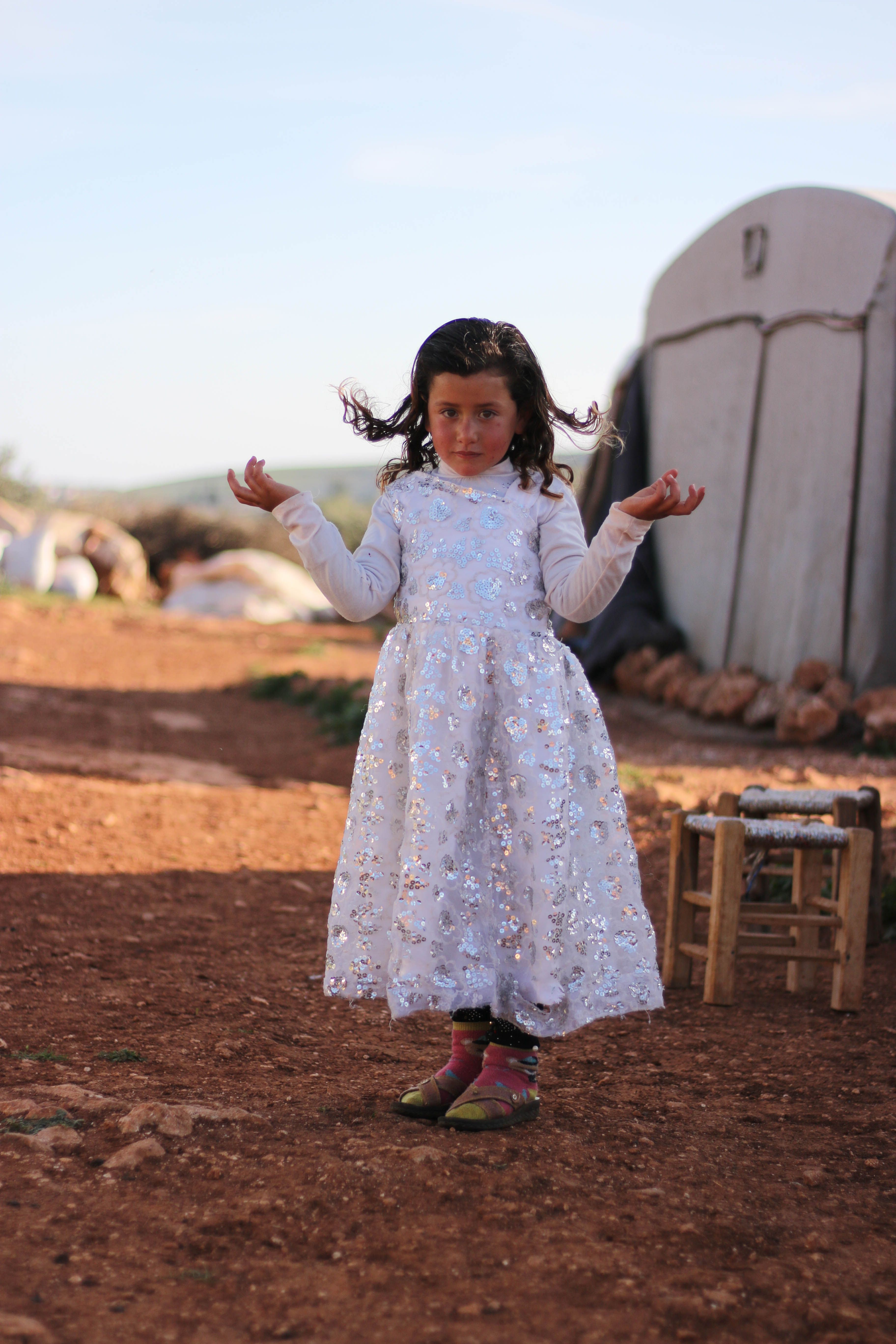 Girl Wearing White Dress on a Desert · Free Stock Photo