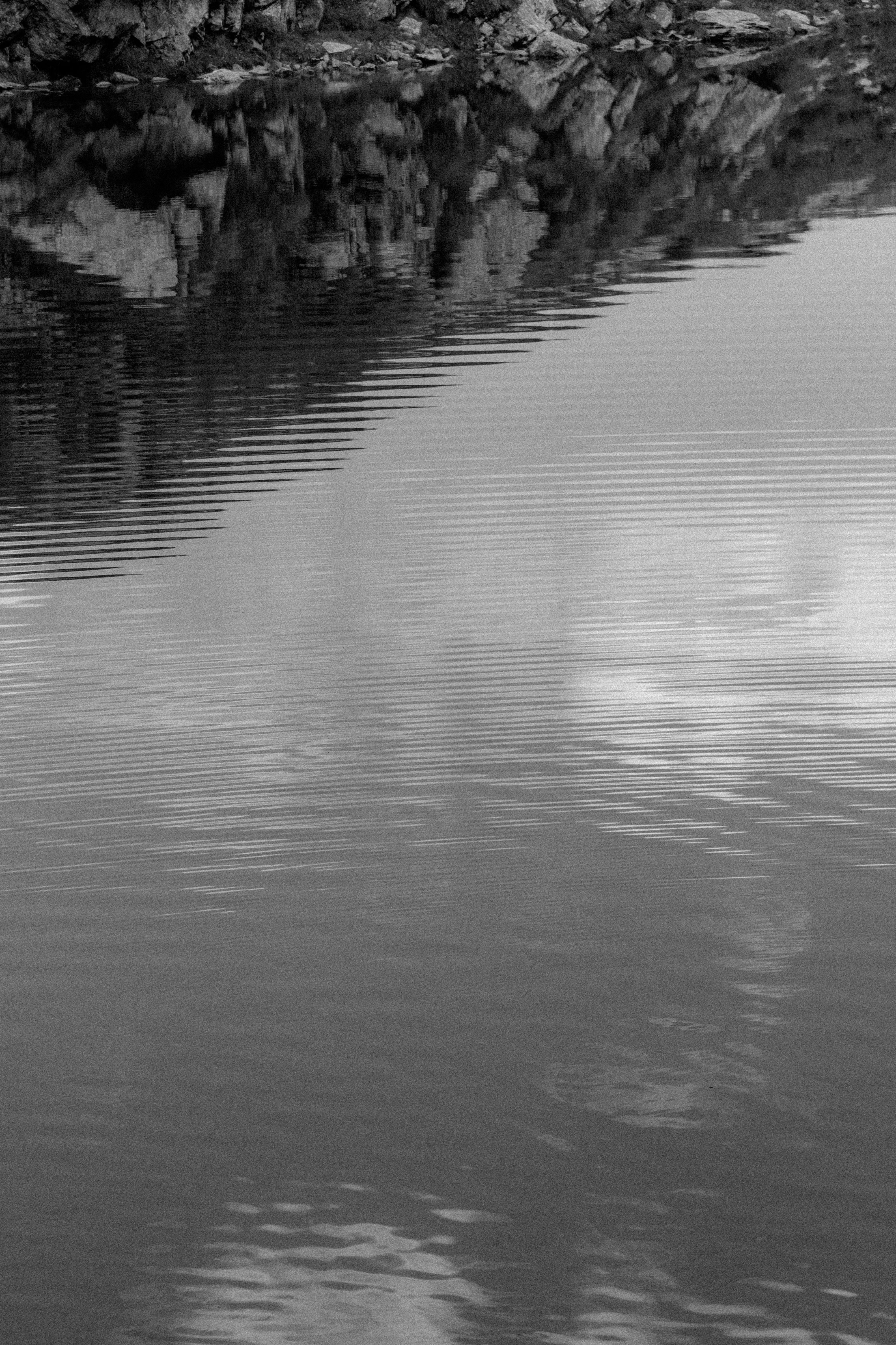 Rippled Surface of a Clear Lake · Free Stock Photo