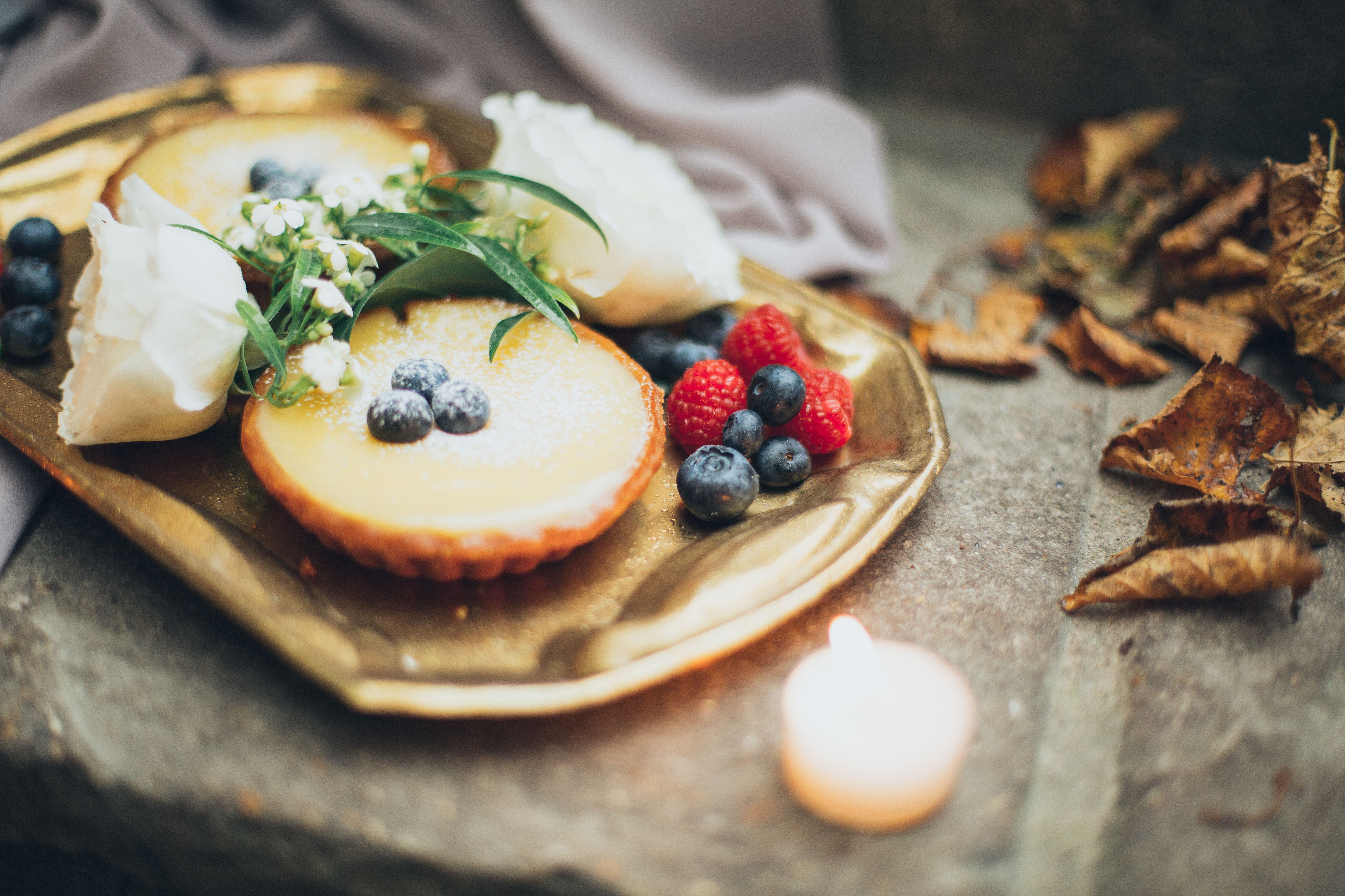 Selective Focus Photography Of Pastries On Brass Tray · Free Stock Photo