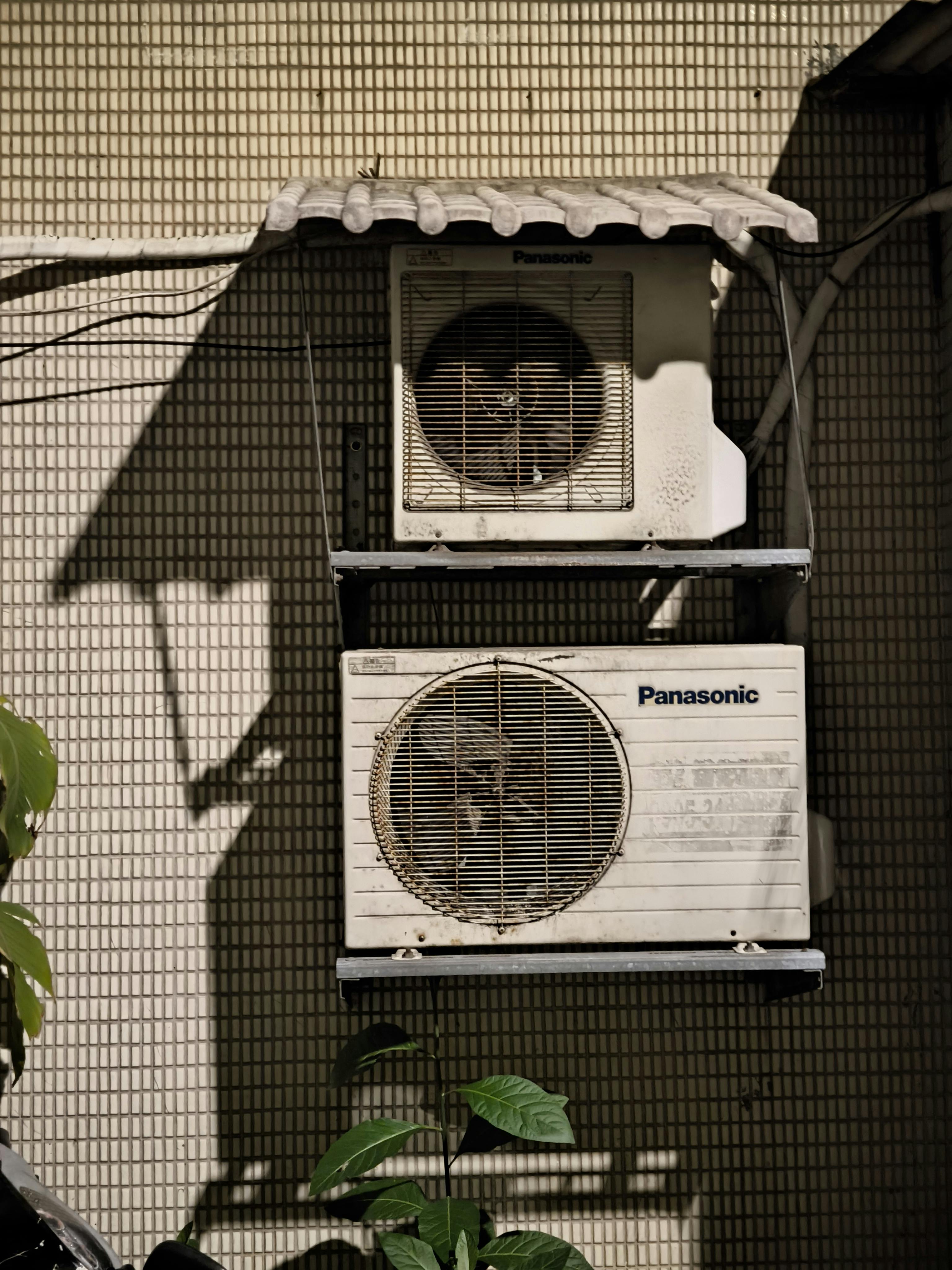 Air Conditioning Boxes on the Wall of a Building · Free Stock Photo
